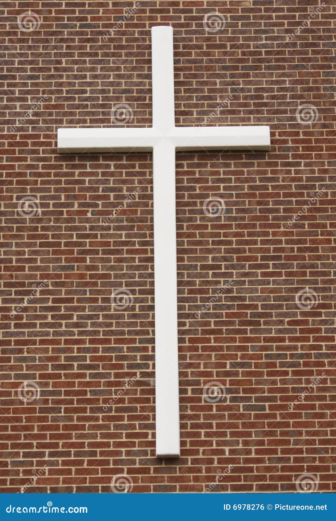 Crucifix On Wall Of Old Church Royalty-Free Stock Photography ...