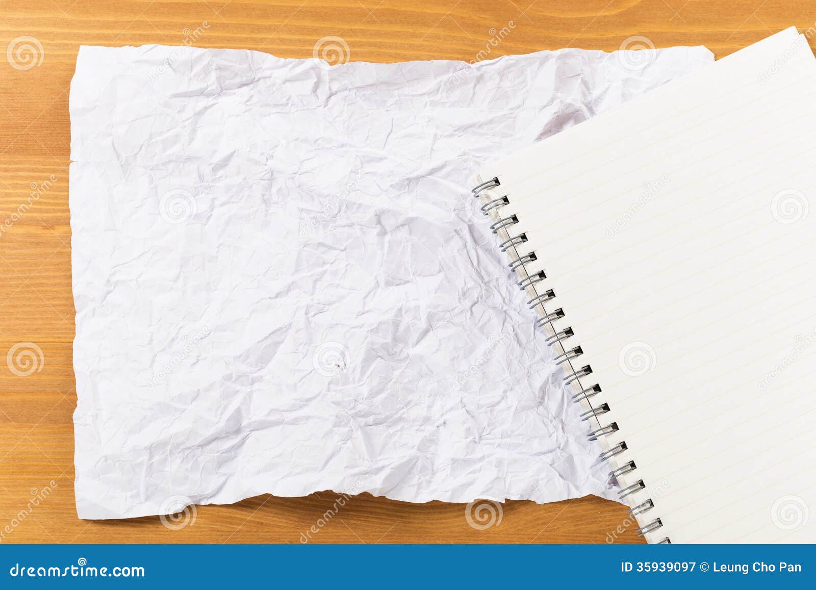 White crumple paper stock image. Image of note, notebook - 35939097
