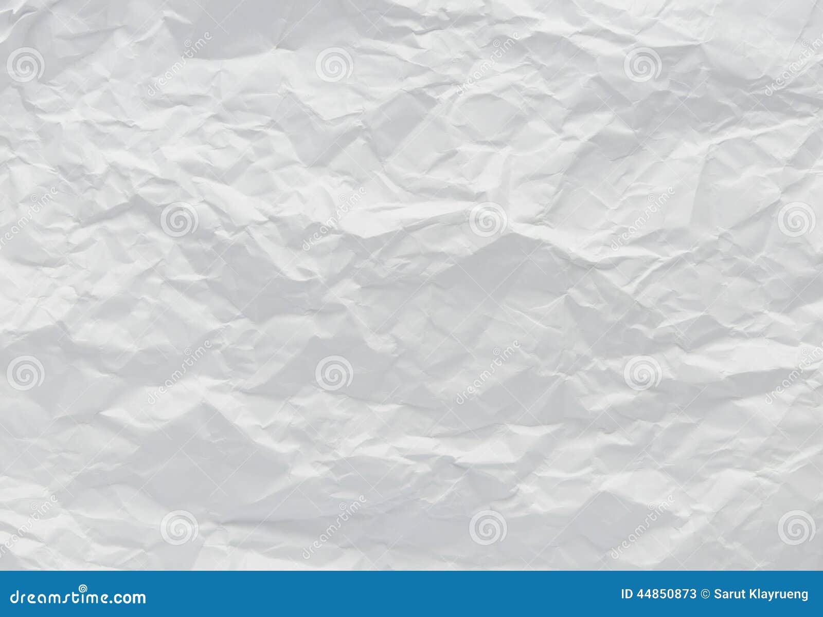 White Crumpled Paper Background Texture Stock Image - Image of grunge ...