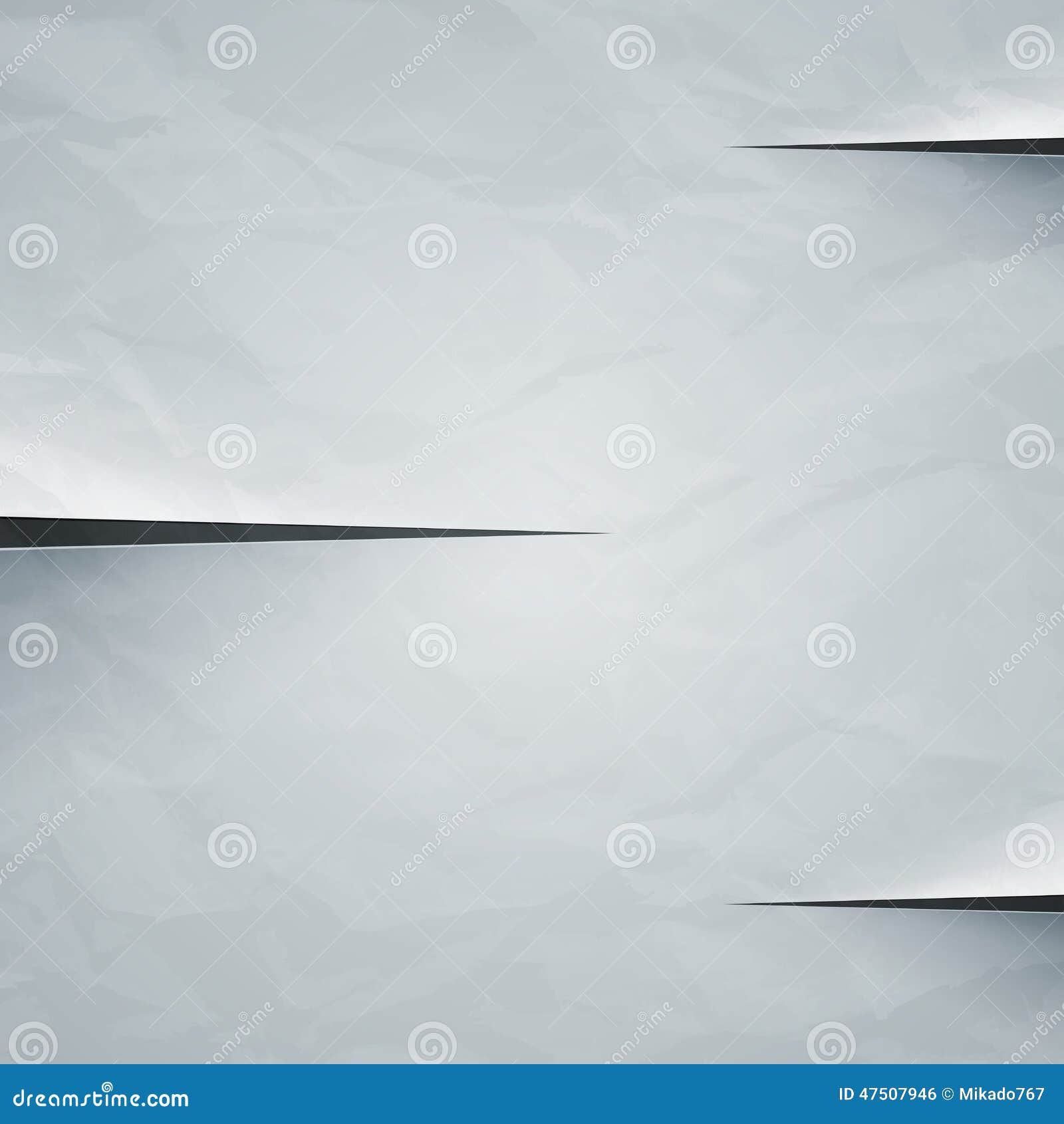 White Crumpled Paper Cut Background Stock Vector - Illustration of ...