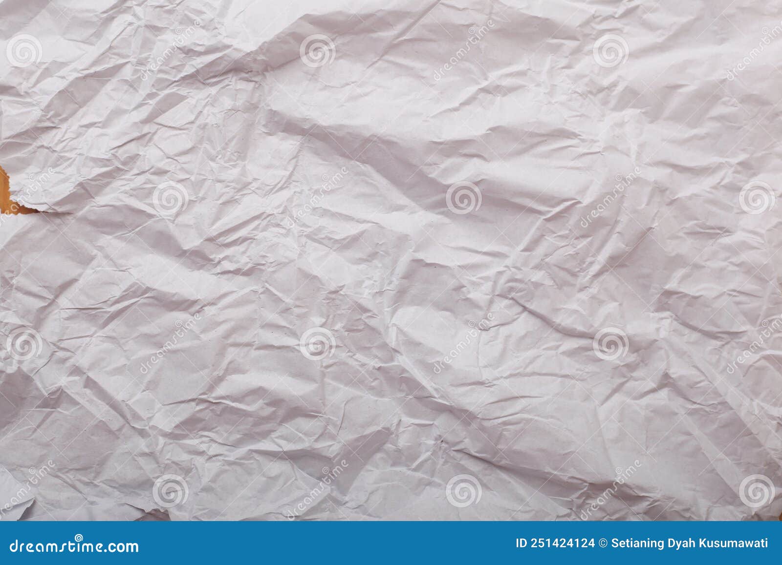 White Crumpled Paper Texture, Abstract Background or Texture. Stock ...