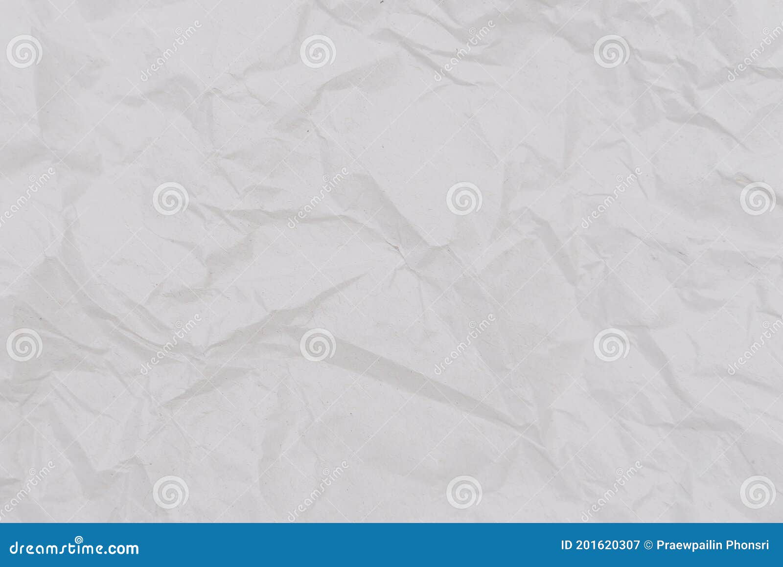 White Crumpled Paper Texture. Abstract Paper Pattern for Background ...