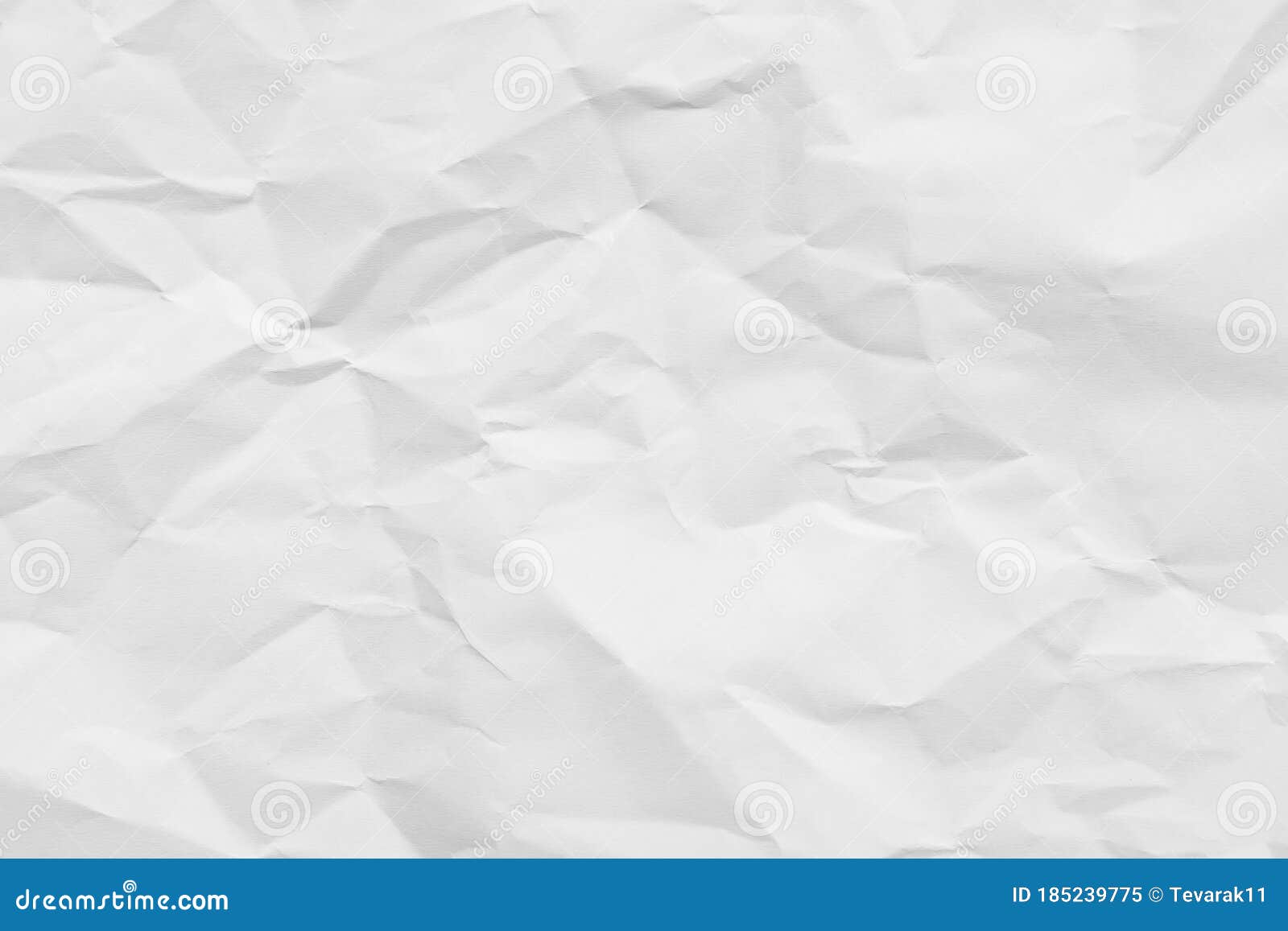 White Crumpled Paper Texture Background Stock Image - Image of space ...
