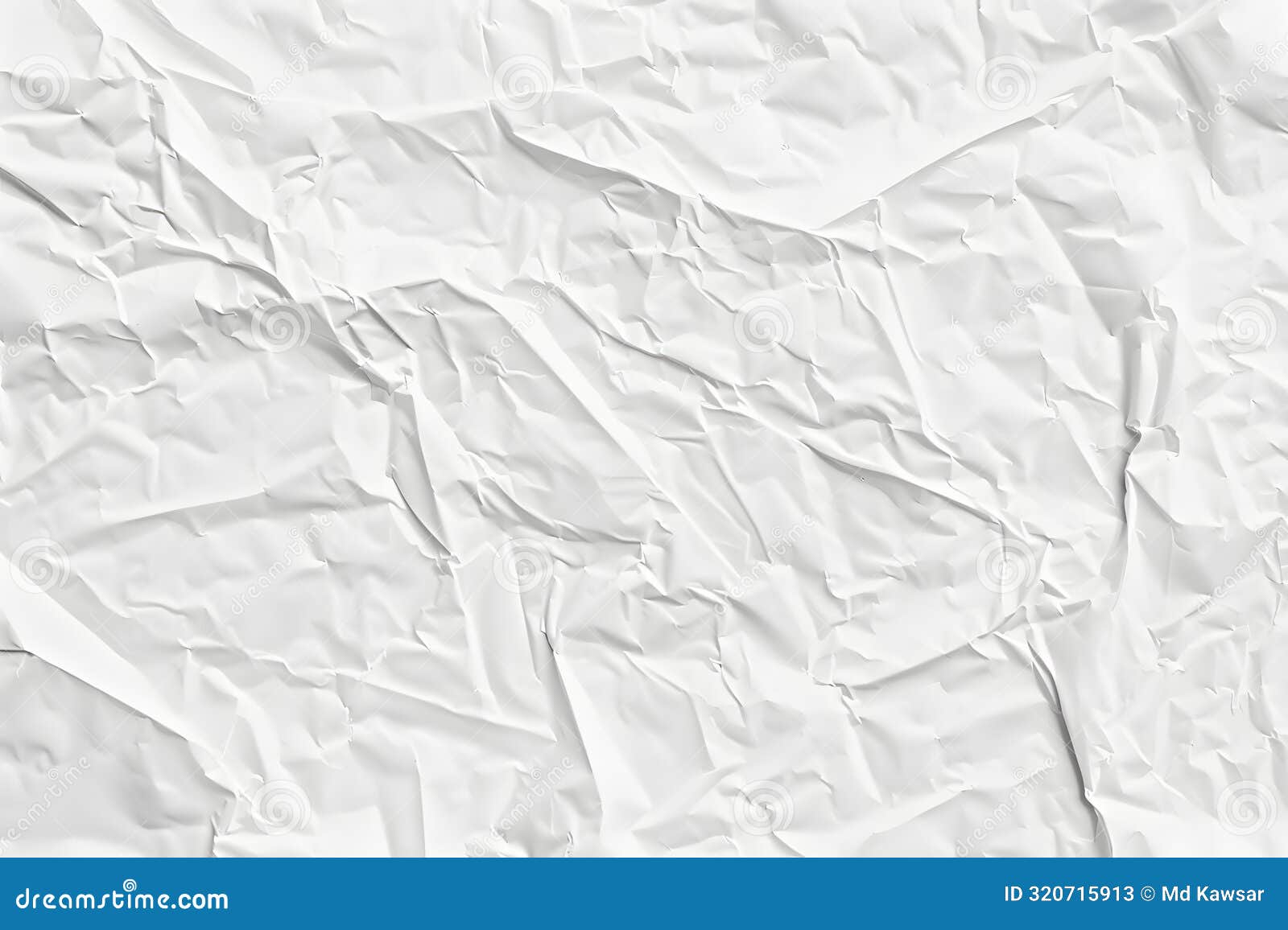 White Crumpled Paper Texture Background Stock Illustration ...
