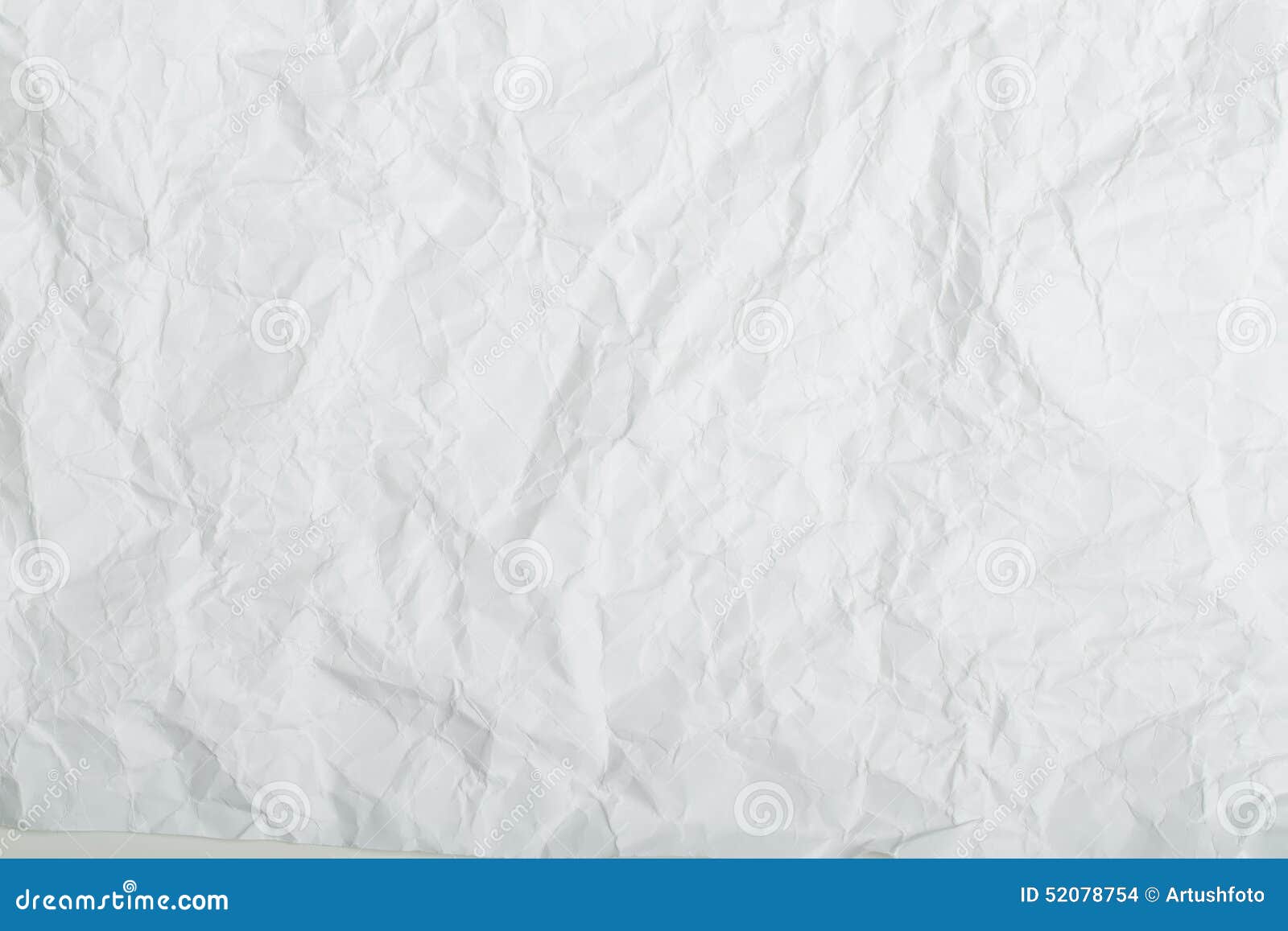 White Crumpled Paper Texture Or Background Stock Photo - Image of ...