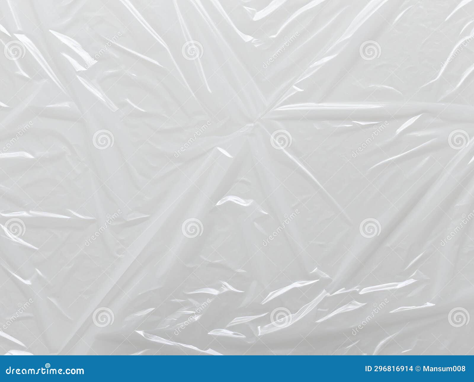 White Crumpled Plastic Texture Background Stock Photo - Image of empty, material: 296816914