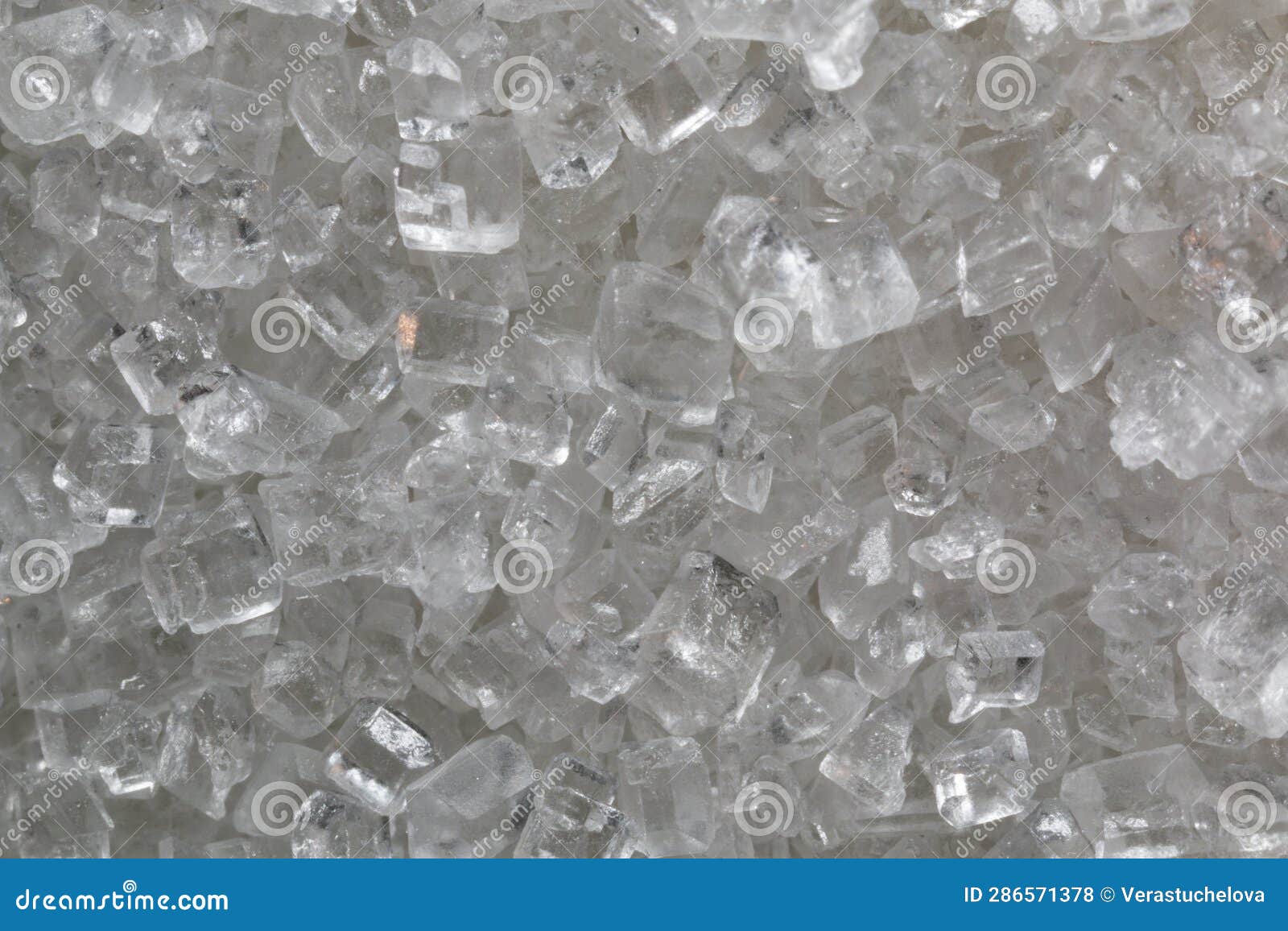 White Crystal Sugar - Sugar Crystals Magnified Under a Microscope Stock ...