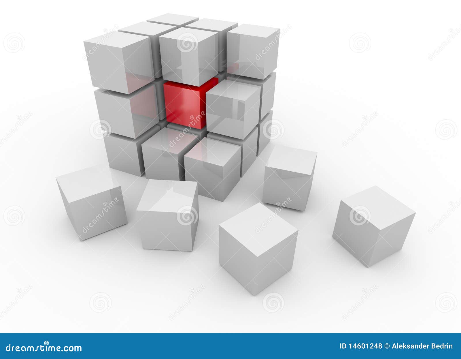 White Cube On White Background: Precisionist Style With Hyper-realistic ...