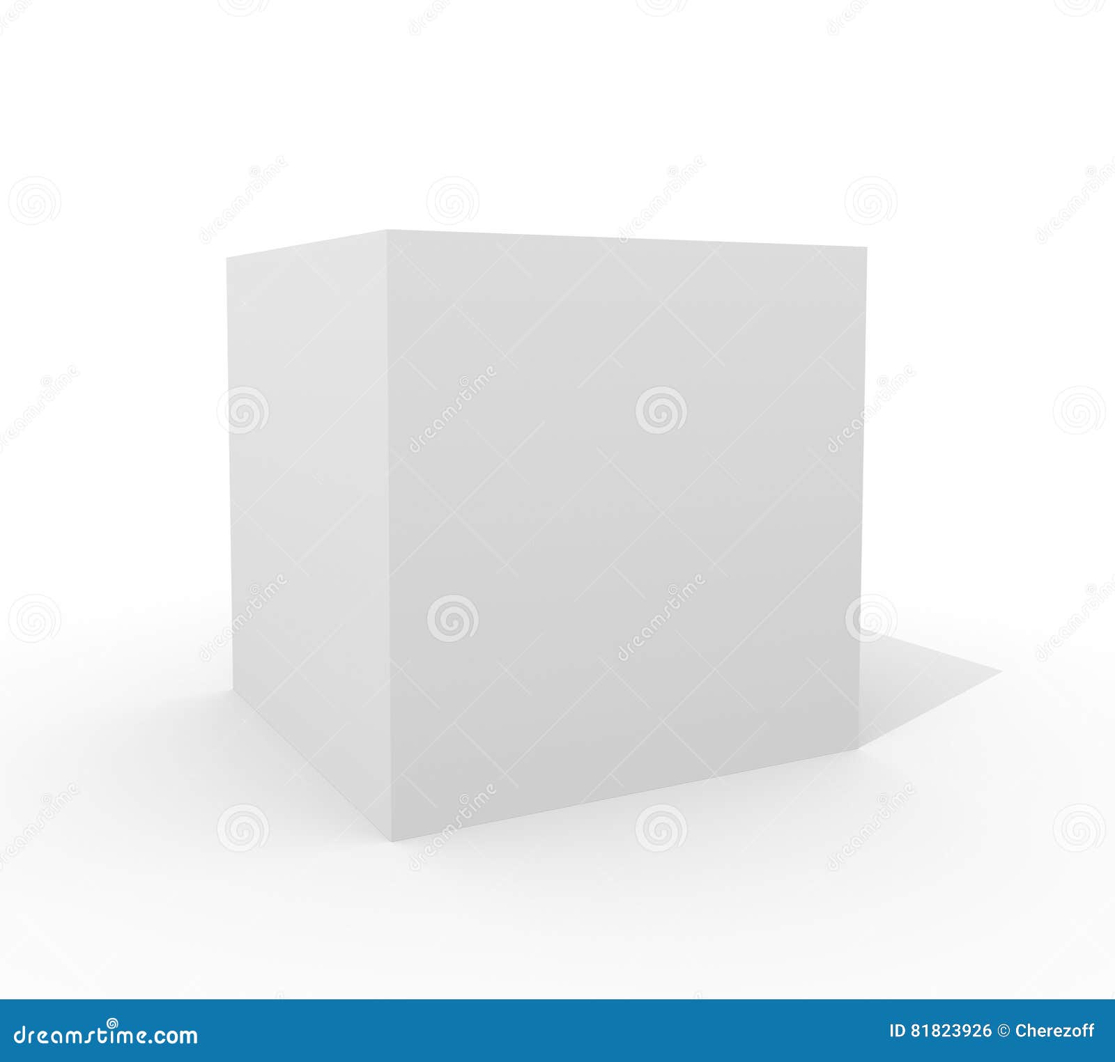 White cube stock illustration. Illustration of icon, commercial - 81823926