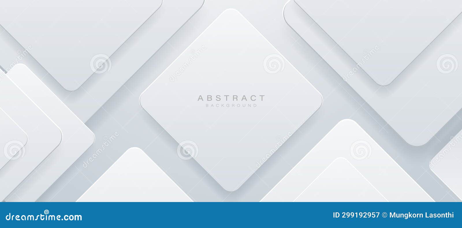 White Cube Boxes Pattern Wall Background. 3d Minimal Trendy Clean ...