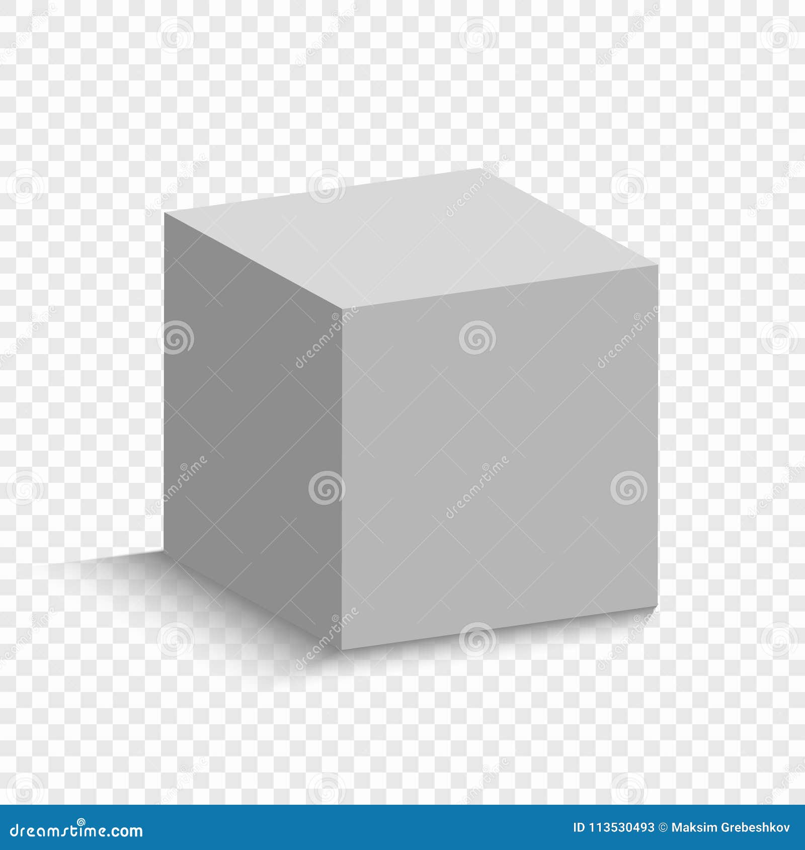 3d Square Box