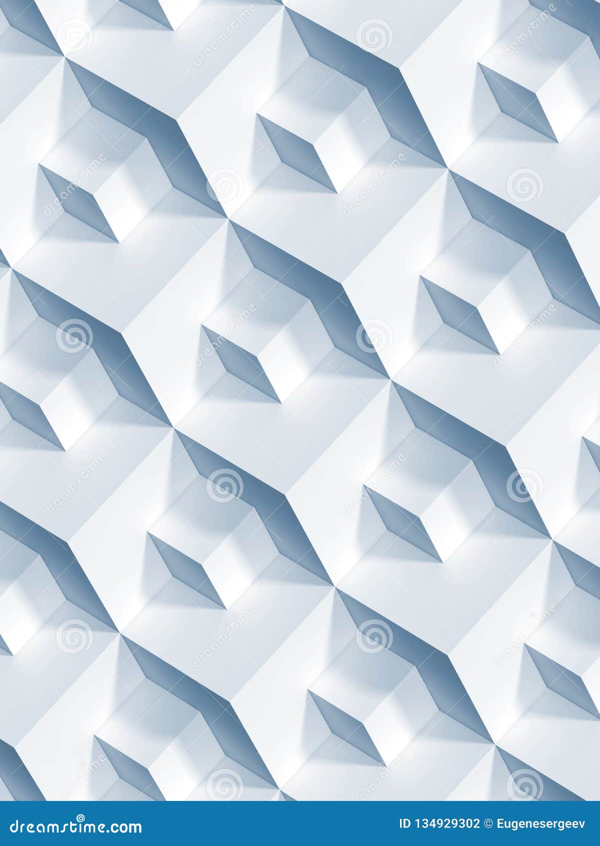 White Cubes Vertical Background, 3d Render Stock Photo - Image of ...
