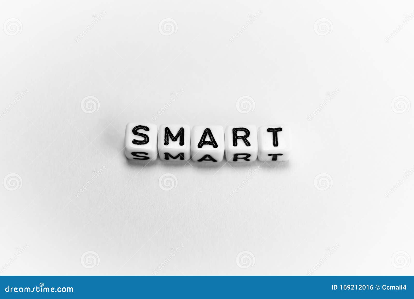Word Of Smart Girl Shaped By Alphabet Puzzles Stock Photo ...