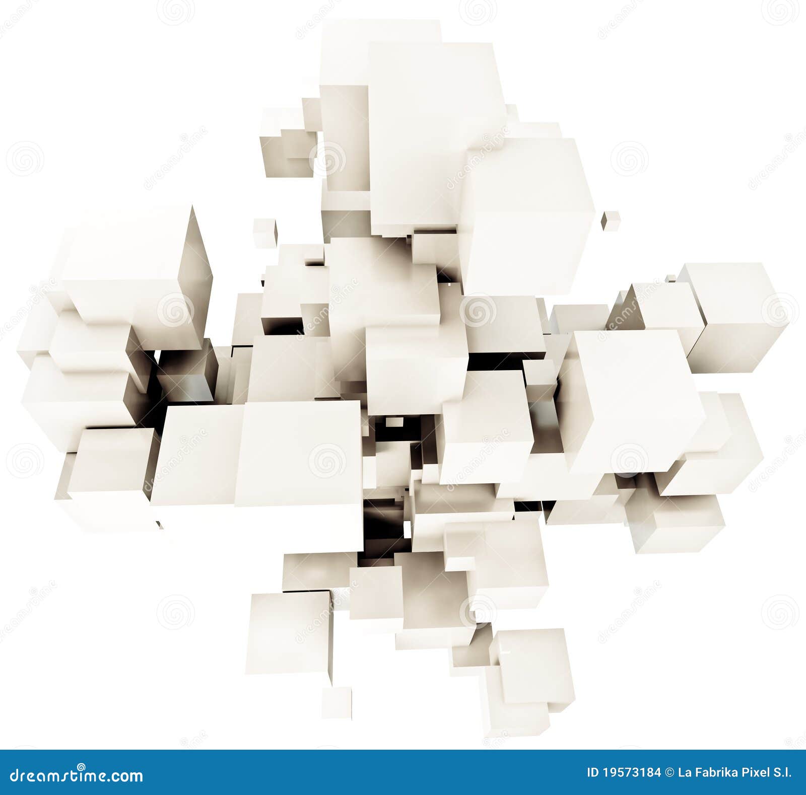 White cubic background stock illustration. Illustration of cubes - 19573184