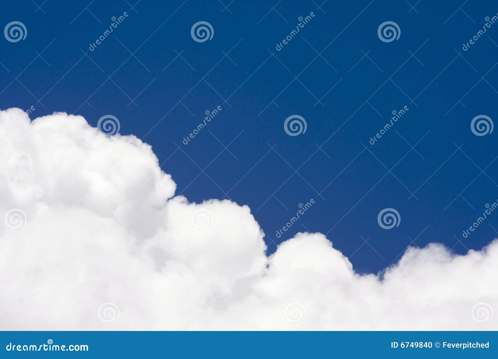 Cumulus Clouds Fog Mist Foggy Baby Blue Electric Blue Color Background ...