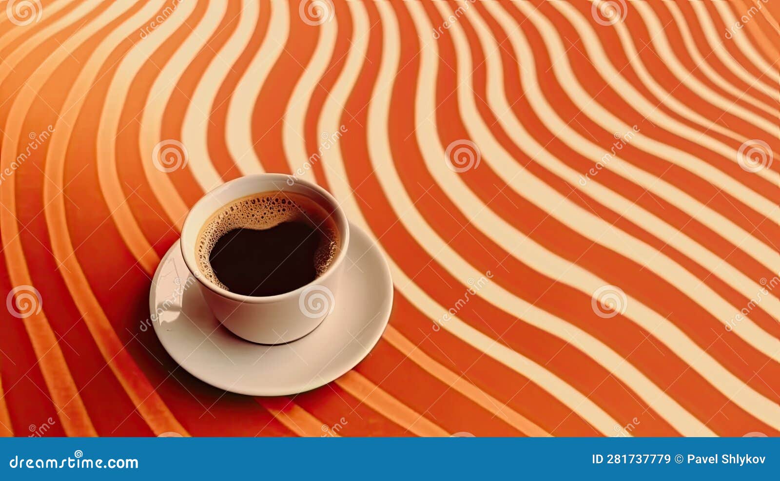 White Cup with Hot Liquid and Steam on Black. Stock Illustration ...