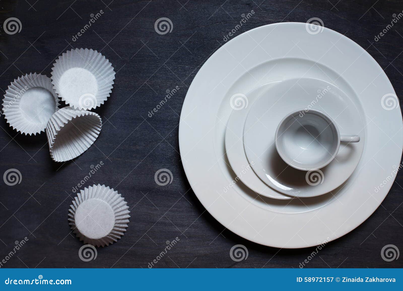 White cup and plate stock image. Image of drink, coffee - 58972157