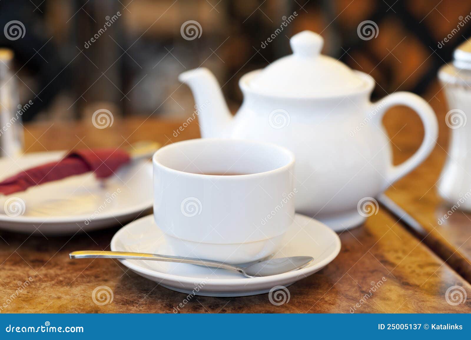 White cup on the table stock image. Image of floral, still - 25005137