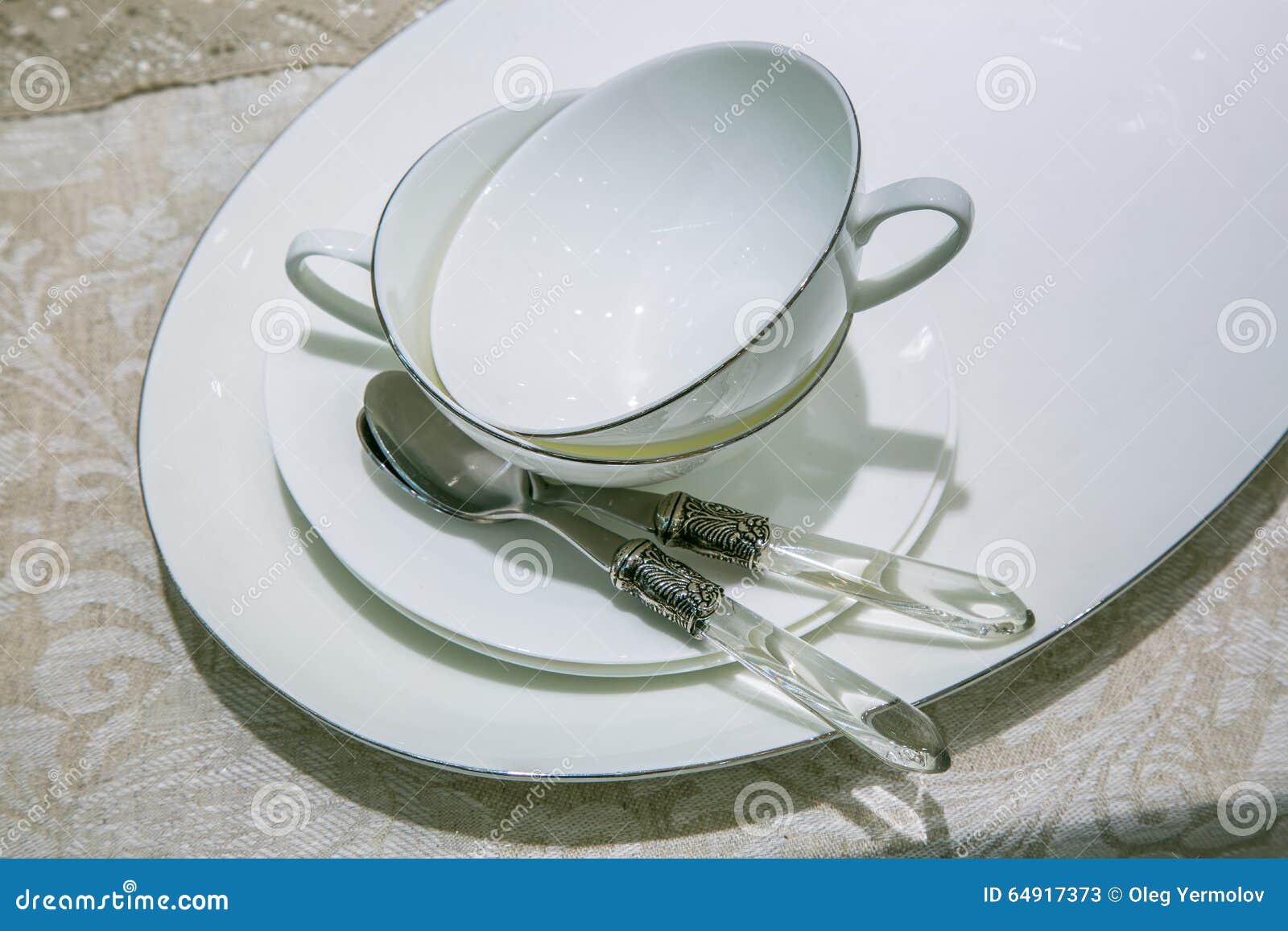 White cups with spoons stock image. Image of cafe, coffee - 64917373