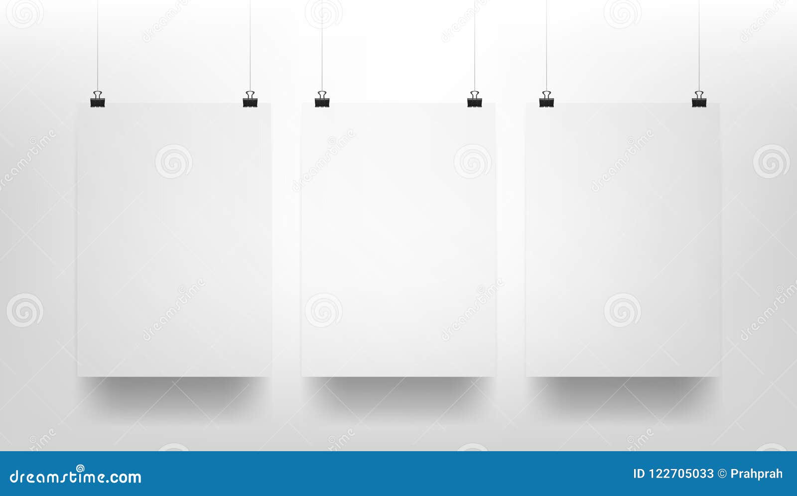 White Curled Paper A4 Note Memo Stock Illustration - Illustration of ...