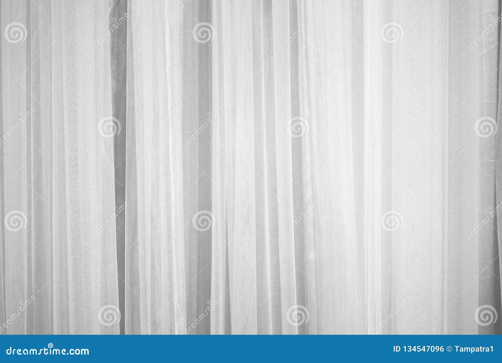 White Curtain Fabric Pattern Surface Texture. Close-up of Interior ...