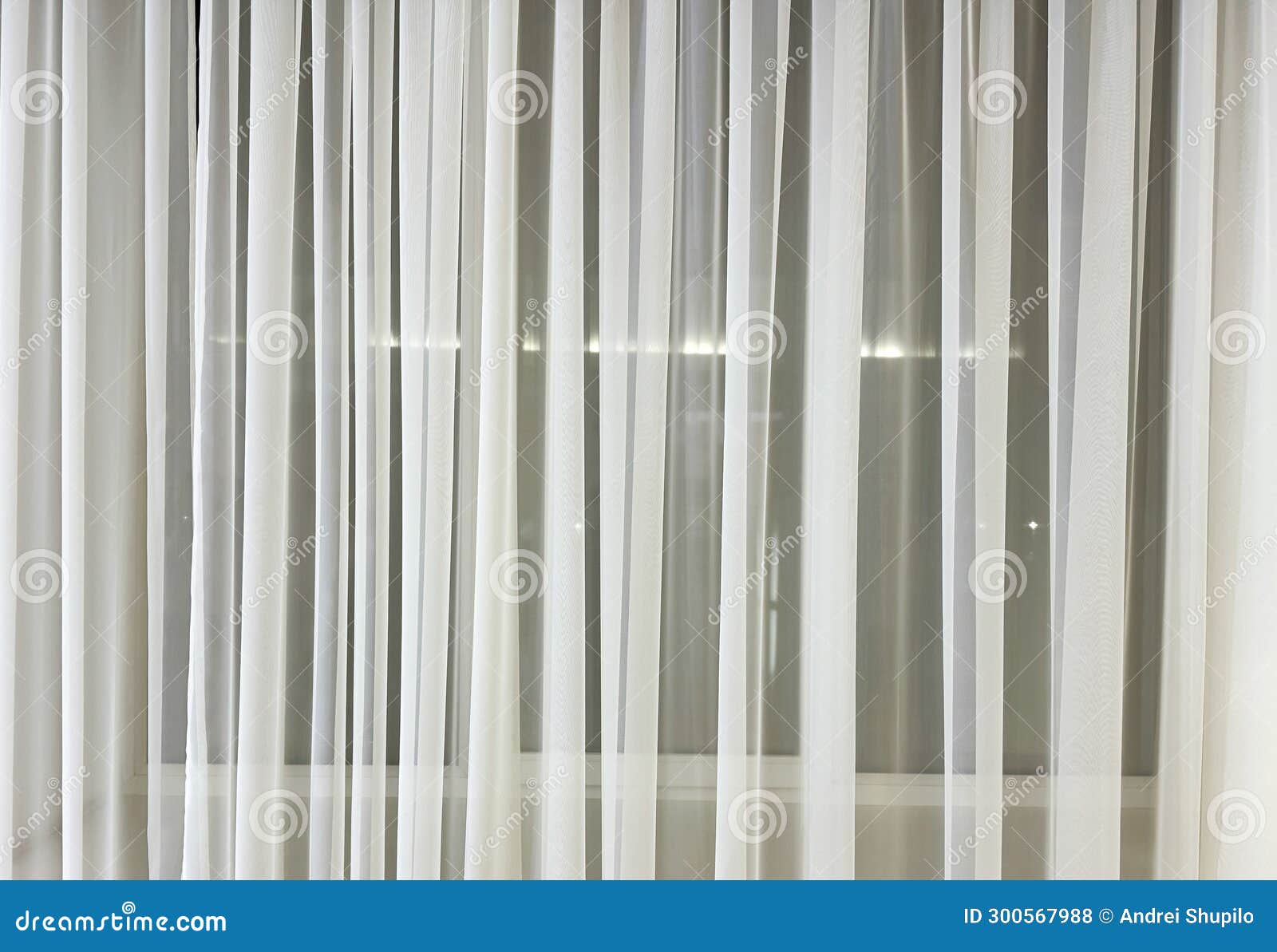 White Curtains by the Window As an Abstract Background. Texture Stock ...