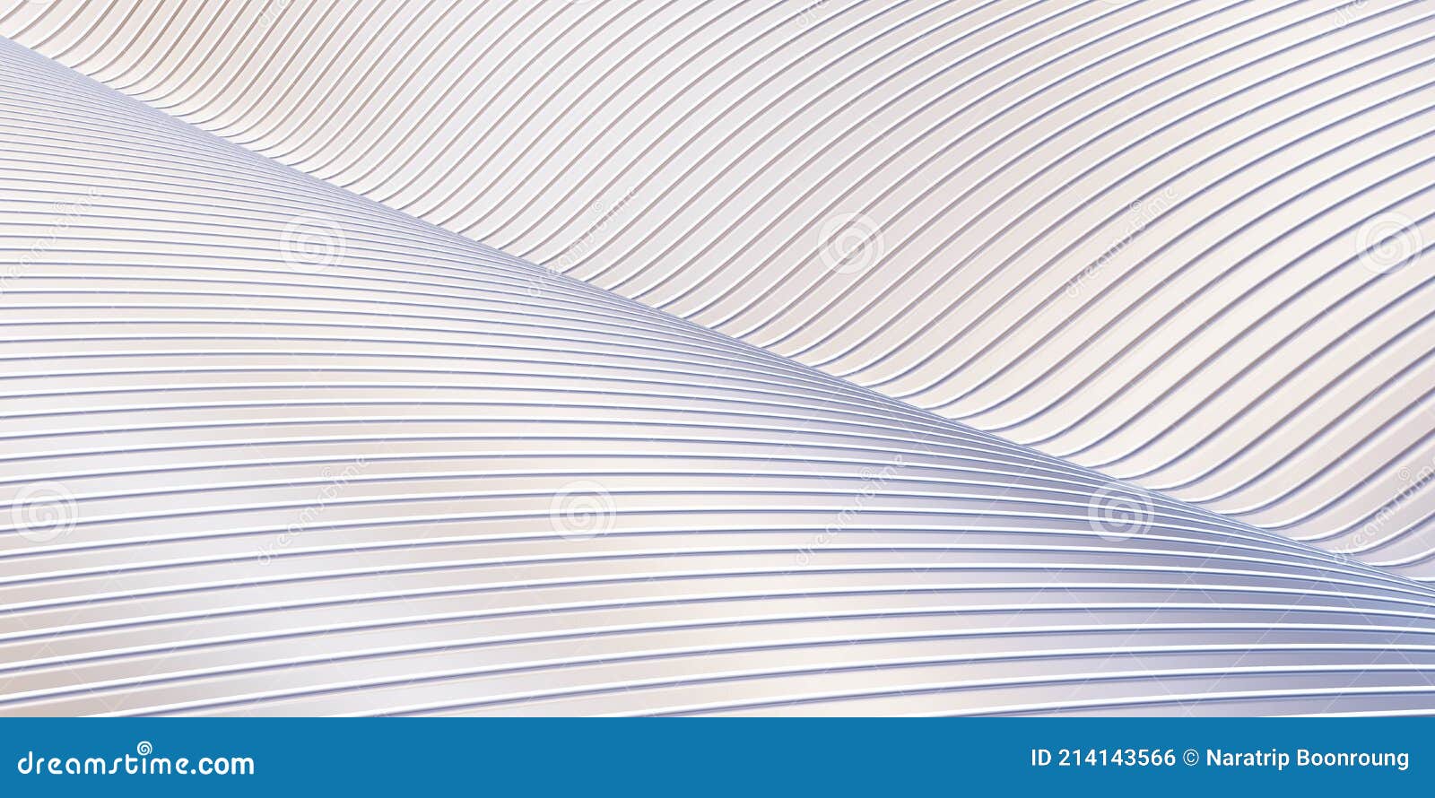 White Curve Distorted Shape Parallel Lines White Plastic Tube Texture ...
