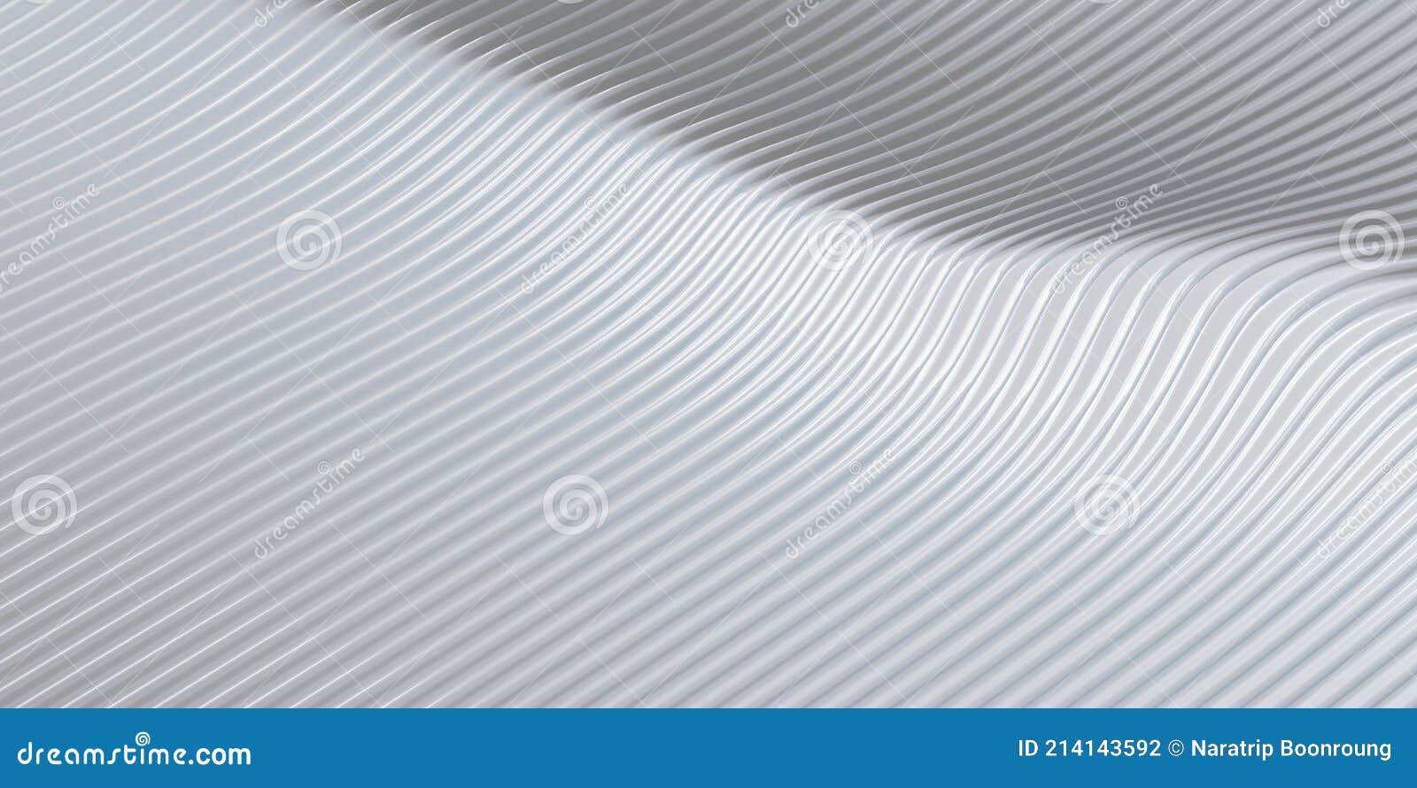 White Curve Distorted Shape Parallel Lines White Plastic Tube Texture ...