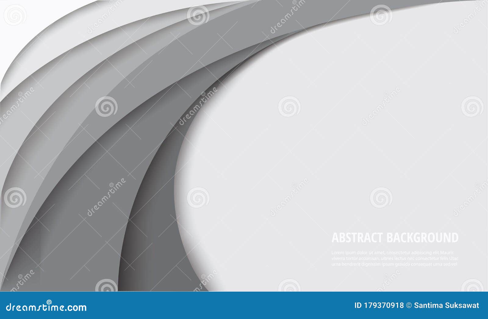 White Curve Template Background Vector Illustration EPS10white Curve ...