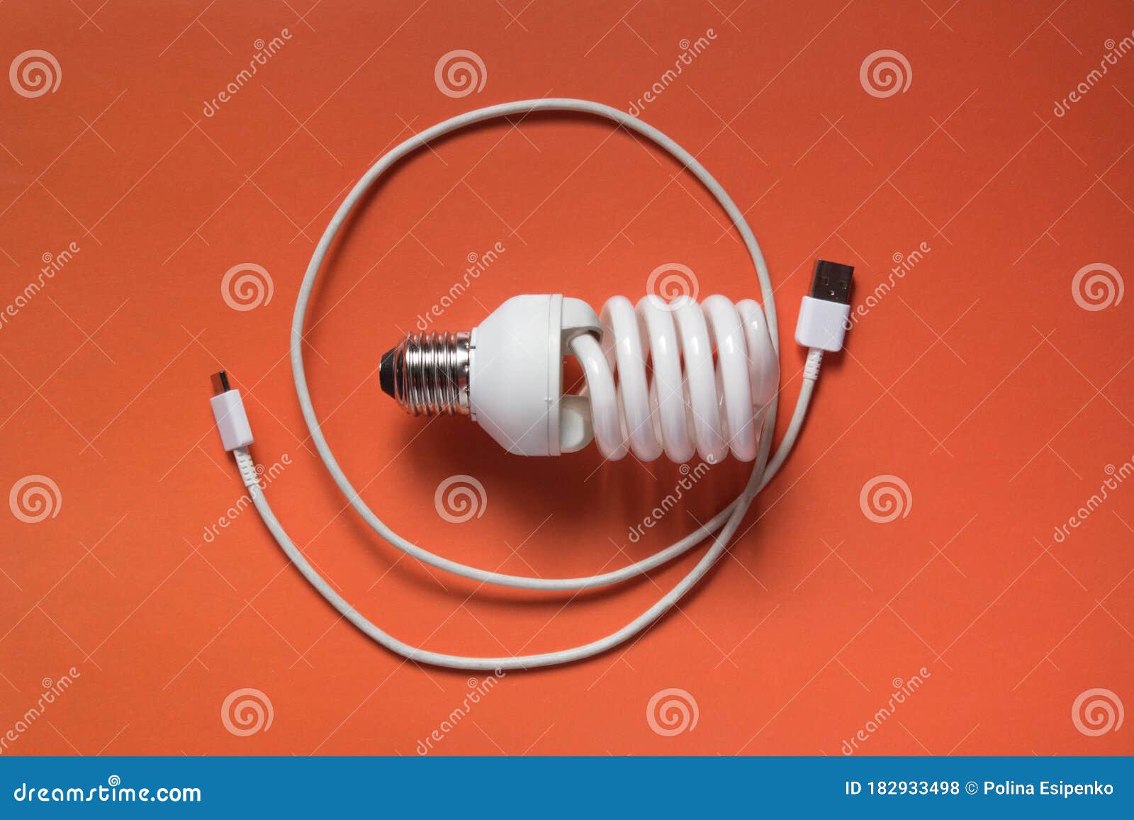 White curved light bulb stock photo. Image of nice, isolated - 182933498