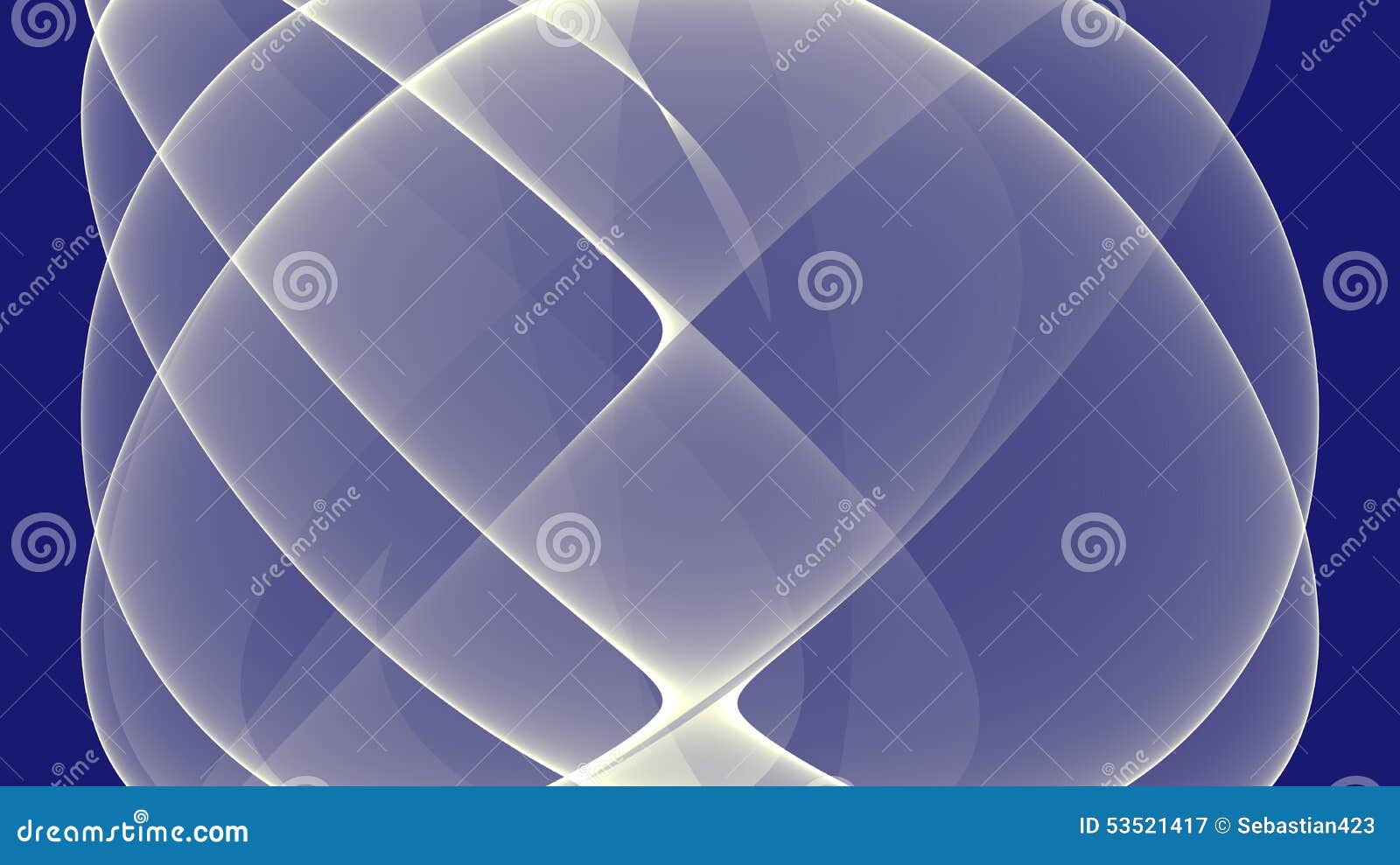 White Curves Sine Waves 3D Render Royalty-Free Stock Image ...