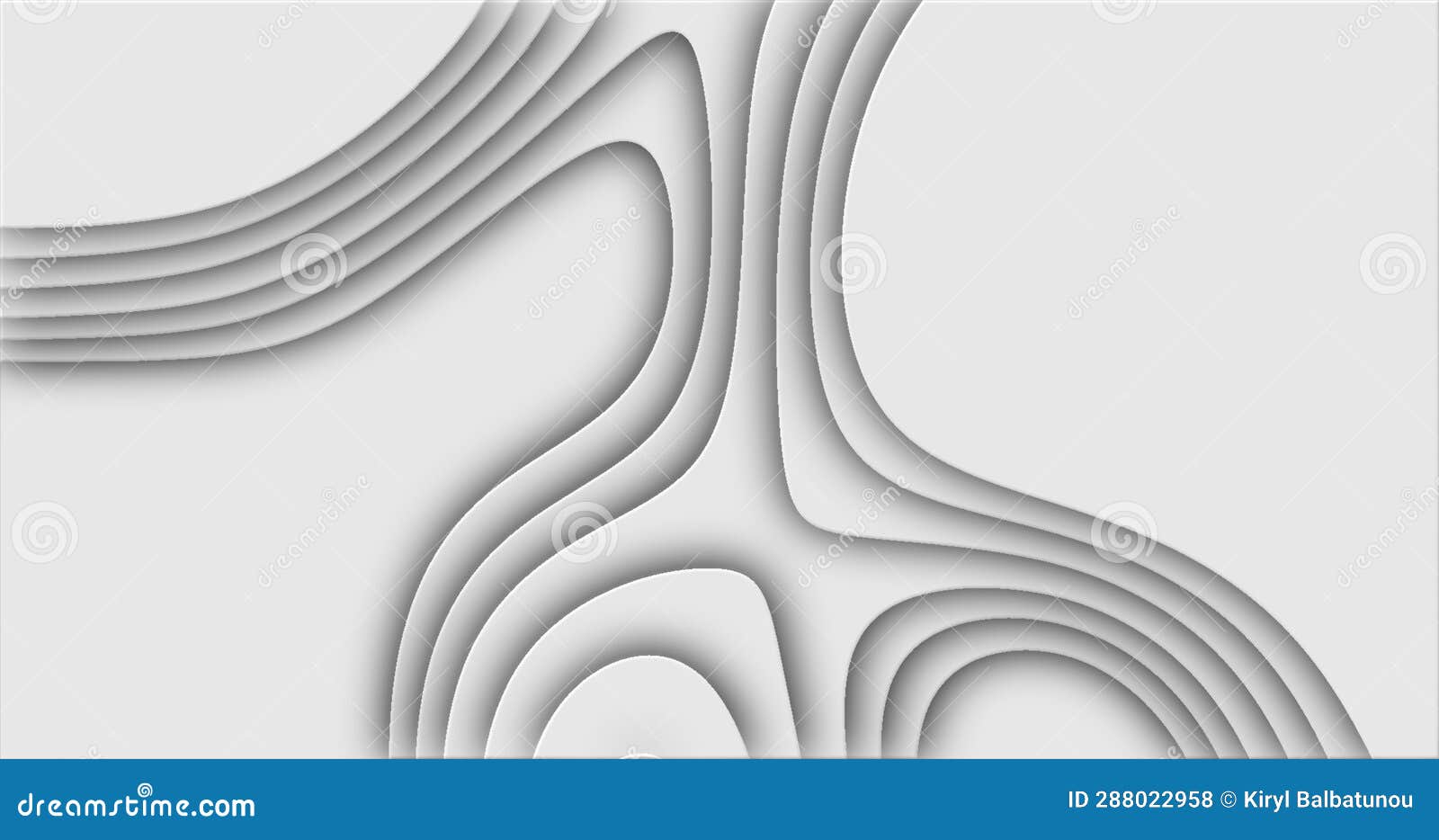 White Cut Curve Abstract Background Pattern of Lines Stock Illustration ...