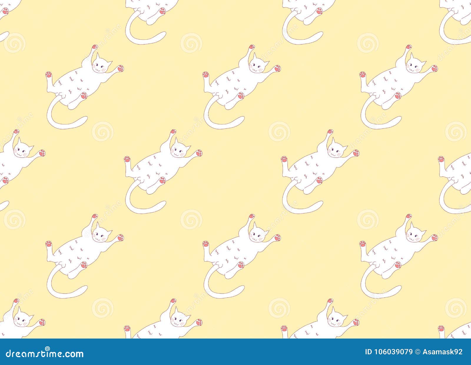 Cat Laying On Her Back Illustration, Drawing, Engraving, Ink, Line Art ...