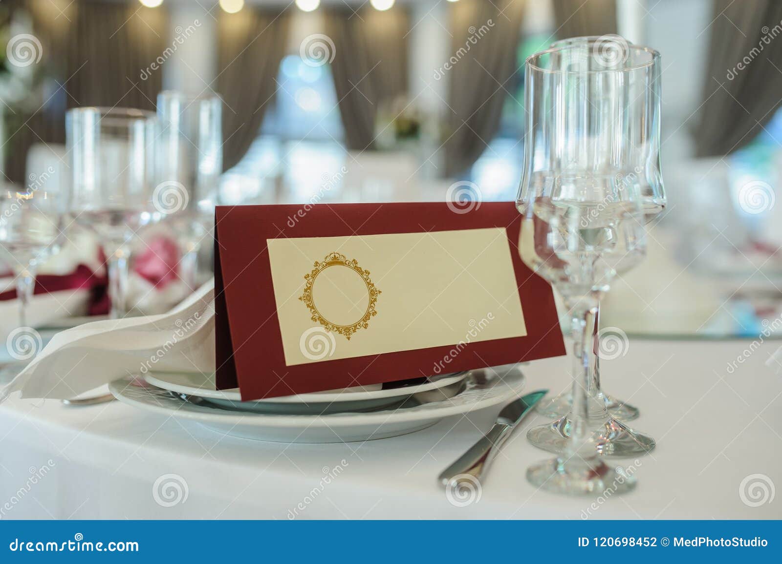 Cutlery Arranged on a Table Stock Photo - Image of elegant, setting ...