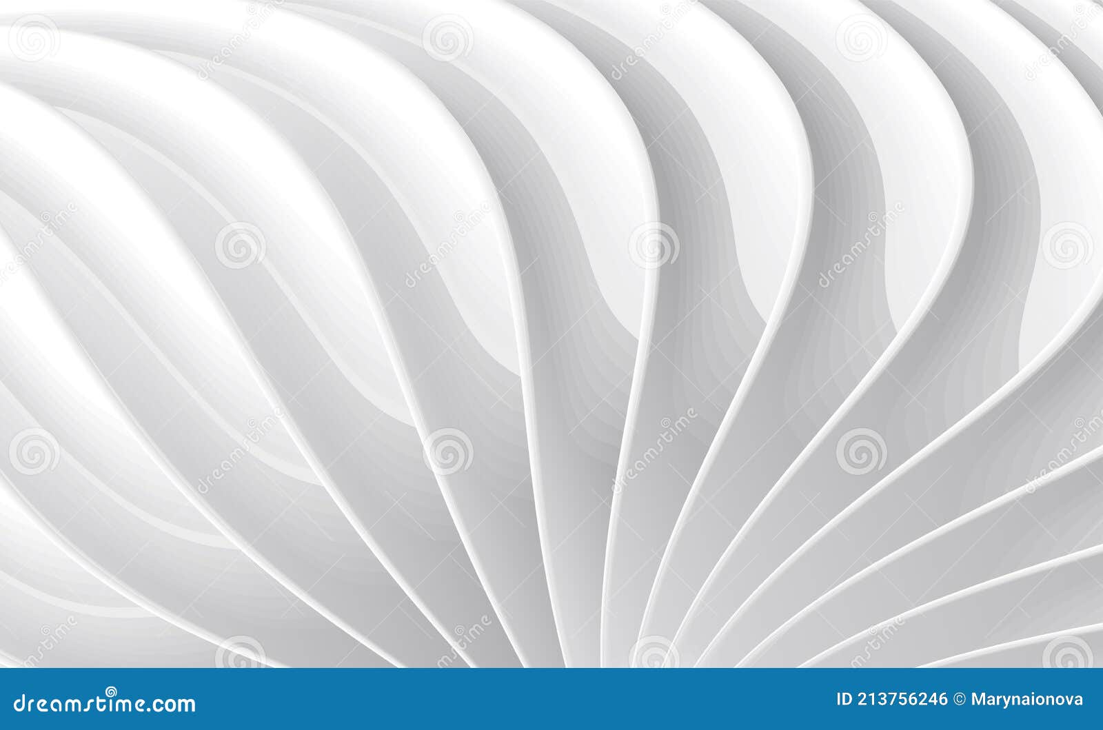 White 3d Curves Forming Elegant Background, Cream Texture White Surface ...