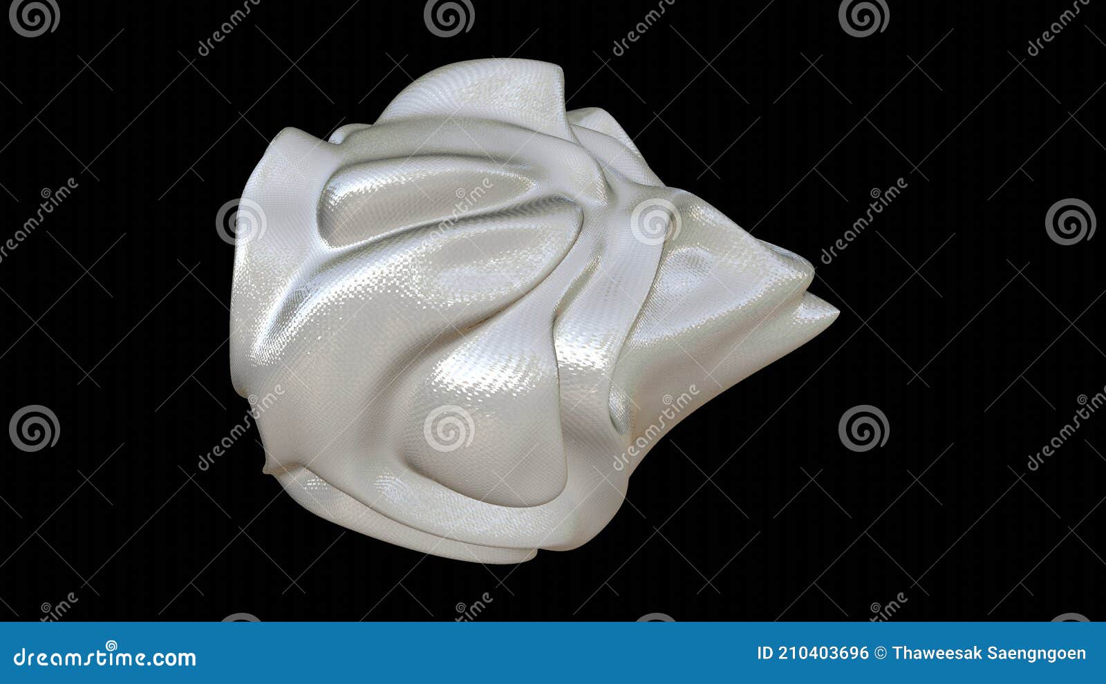 White 3D Dynamic Eccentric Abstract Light and Shadow Artistic Wave ...