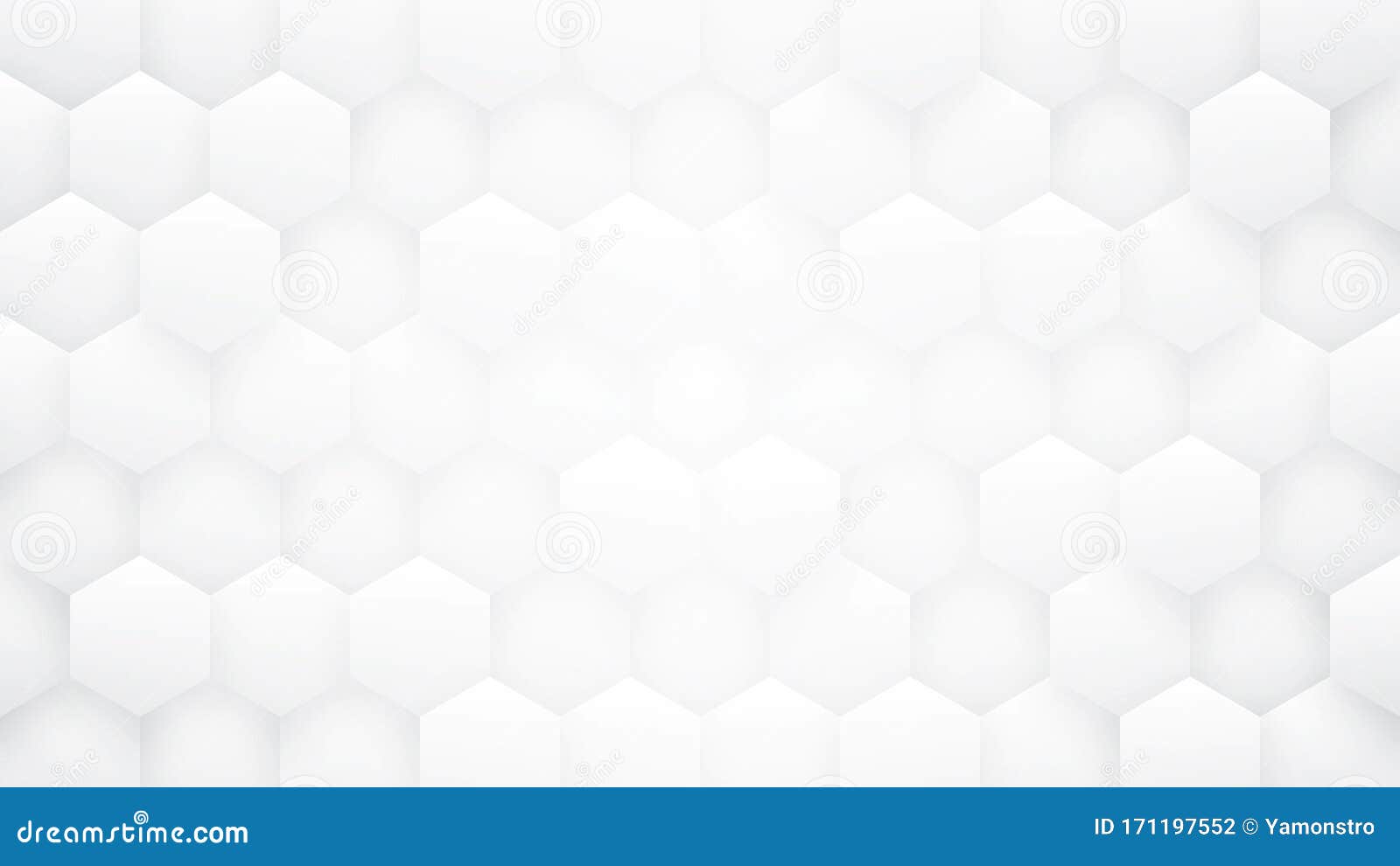 White 3D Hexagon Pattern High Technology Abstract Background Stock ...