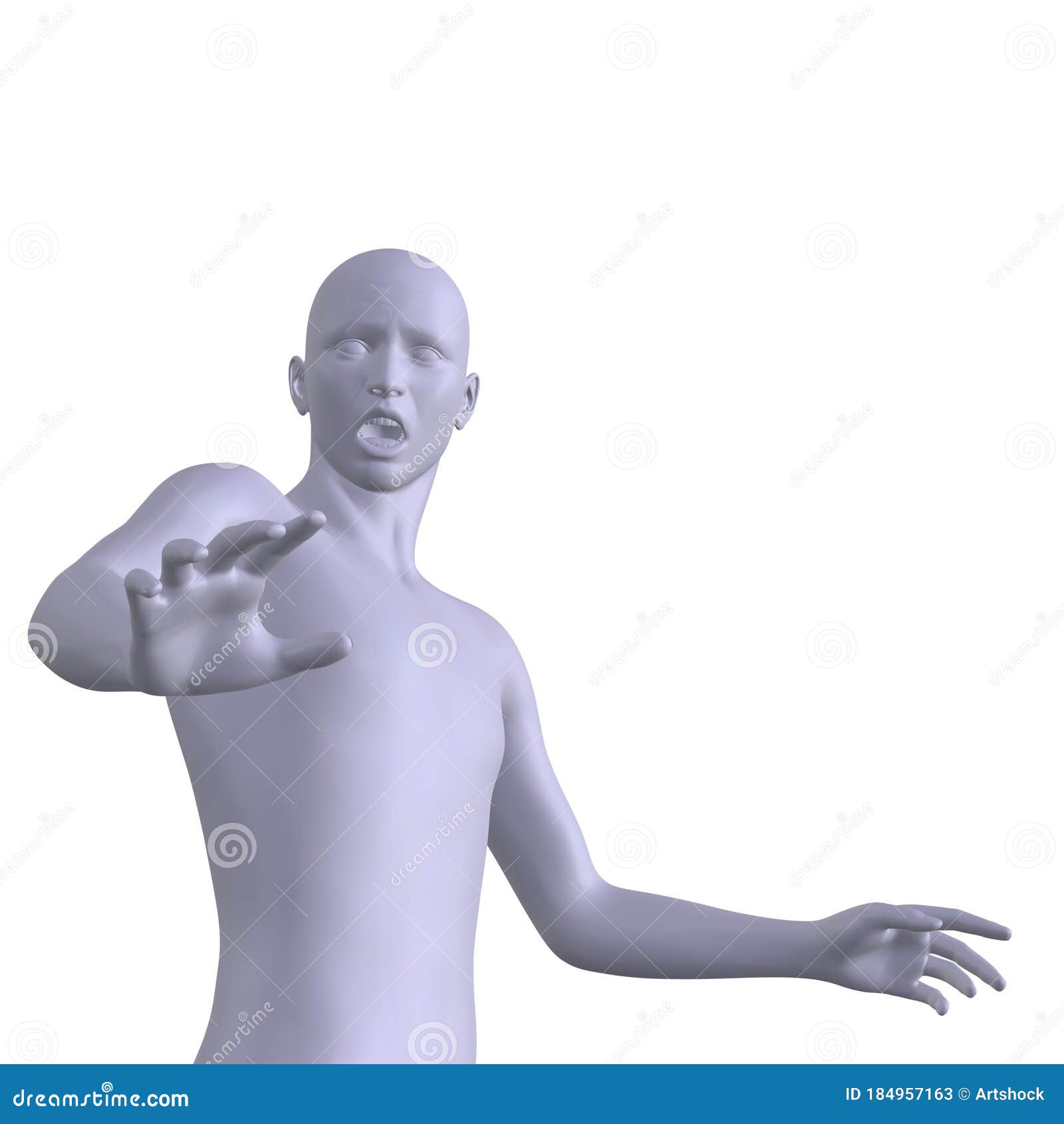 White 3d human model stock illustration. Illustration of biology ...