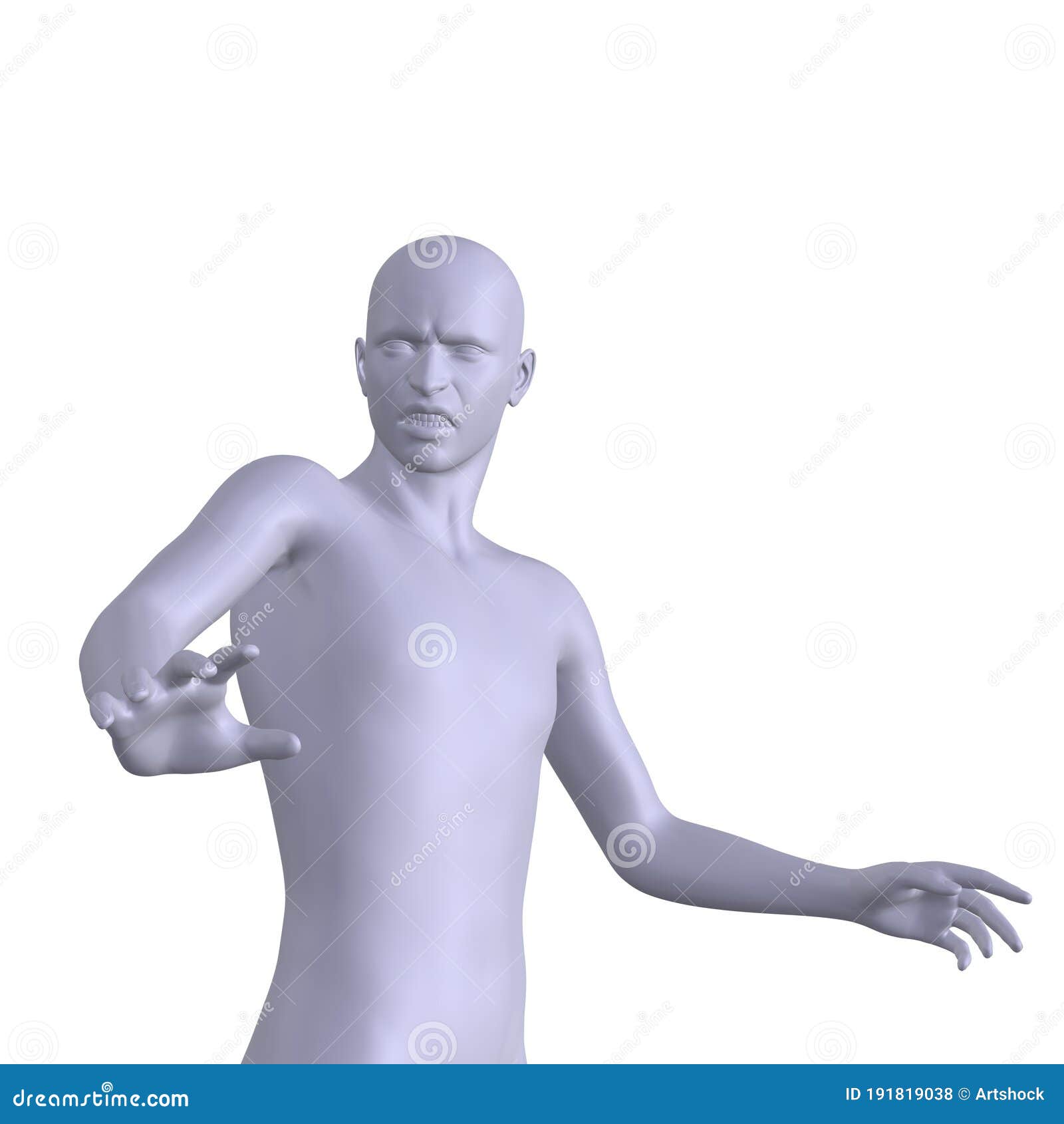 White 3d human model stock illustration. Illustration of human - 191819038