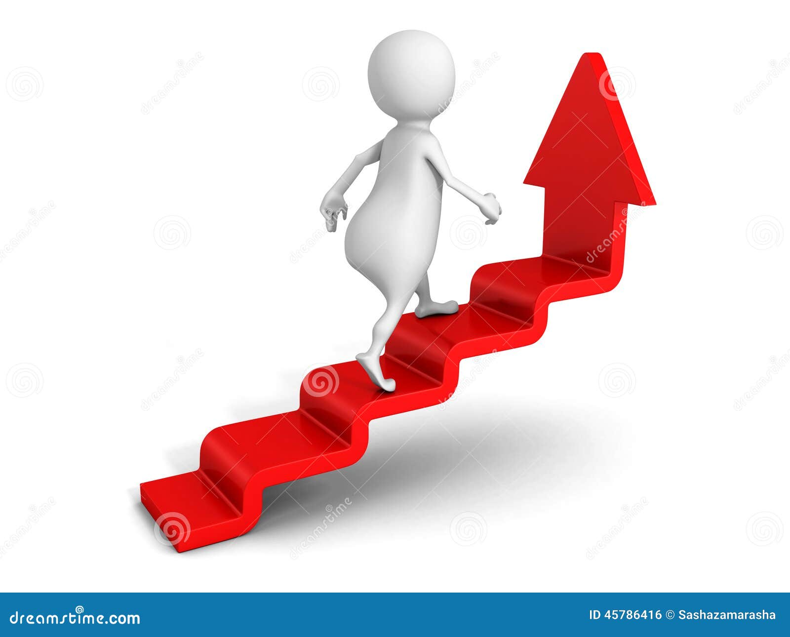 Ladder Arrow Icon, Cartoon Style Royalty-Free Illustration ...