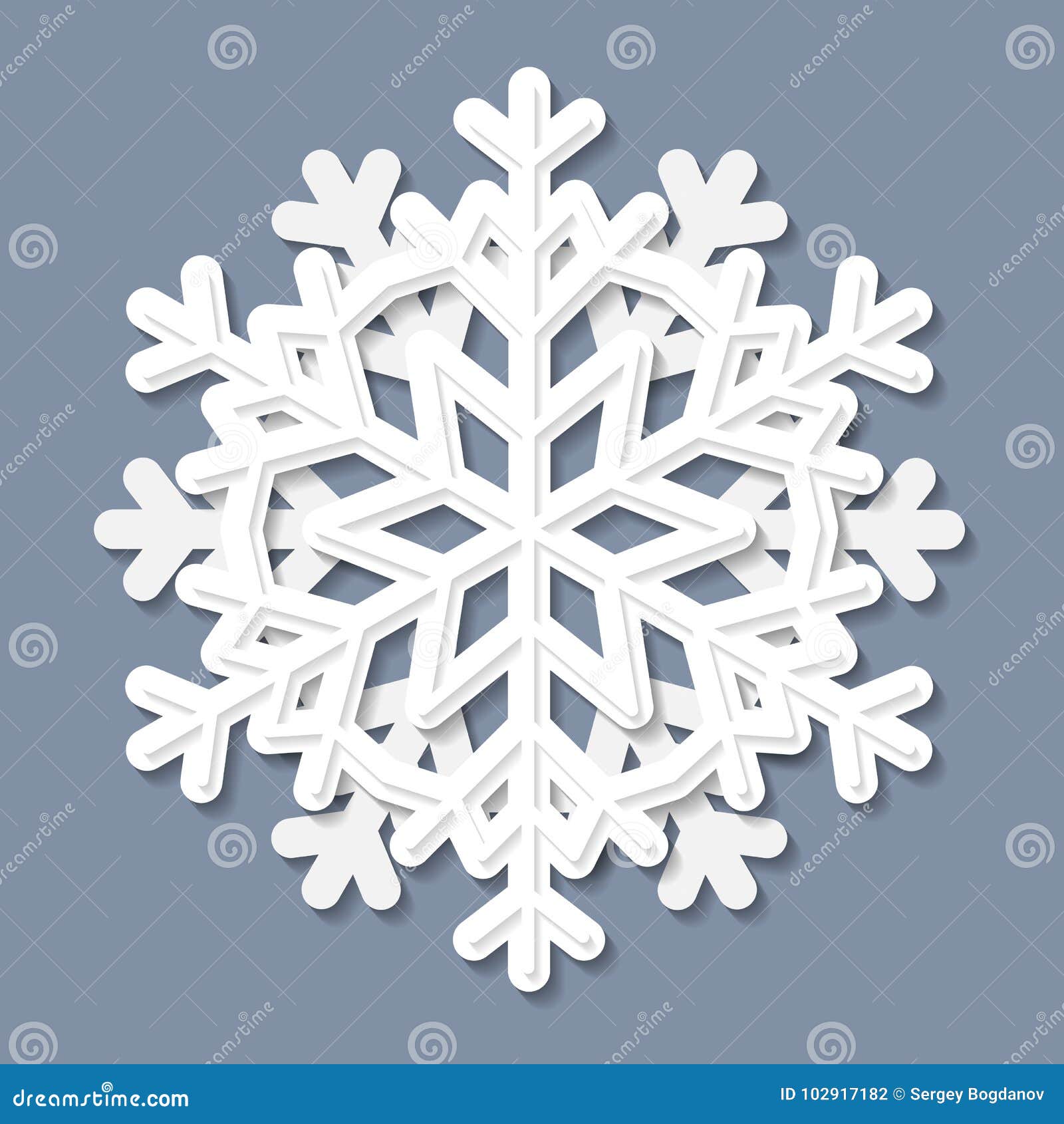 White decorative snowflake stock vector. Illustration of lace - 102917182