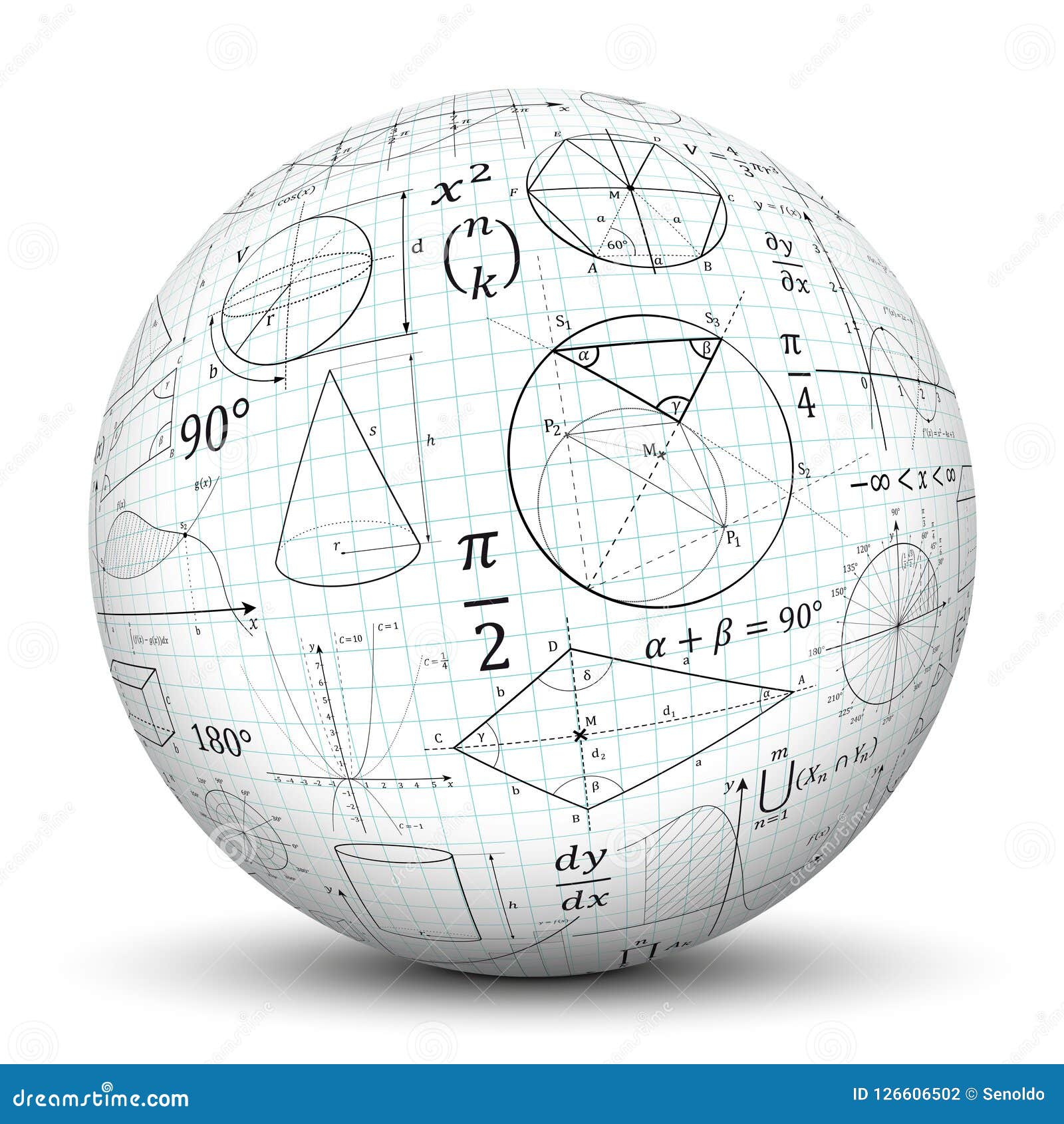 White 3D Sphere with Math Symbol Texture Stock Illustration ... White 3D Sphere with Math Symbol Texture Stock Illustration ...