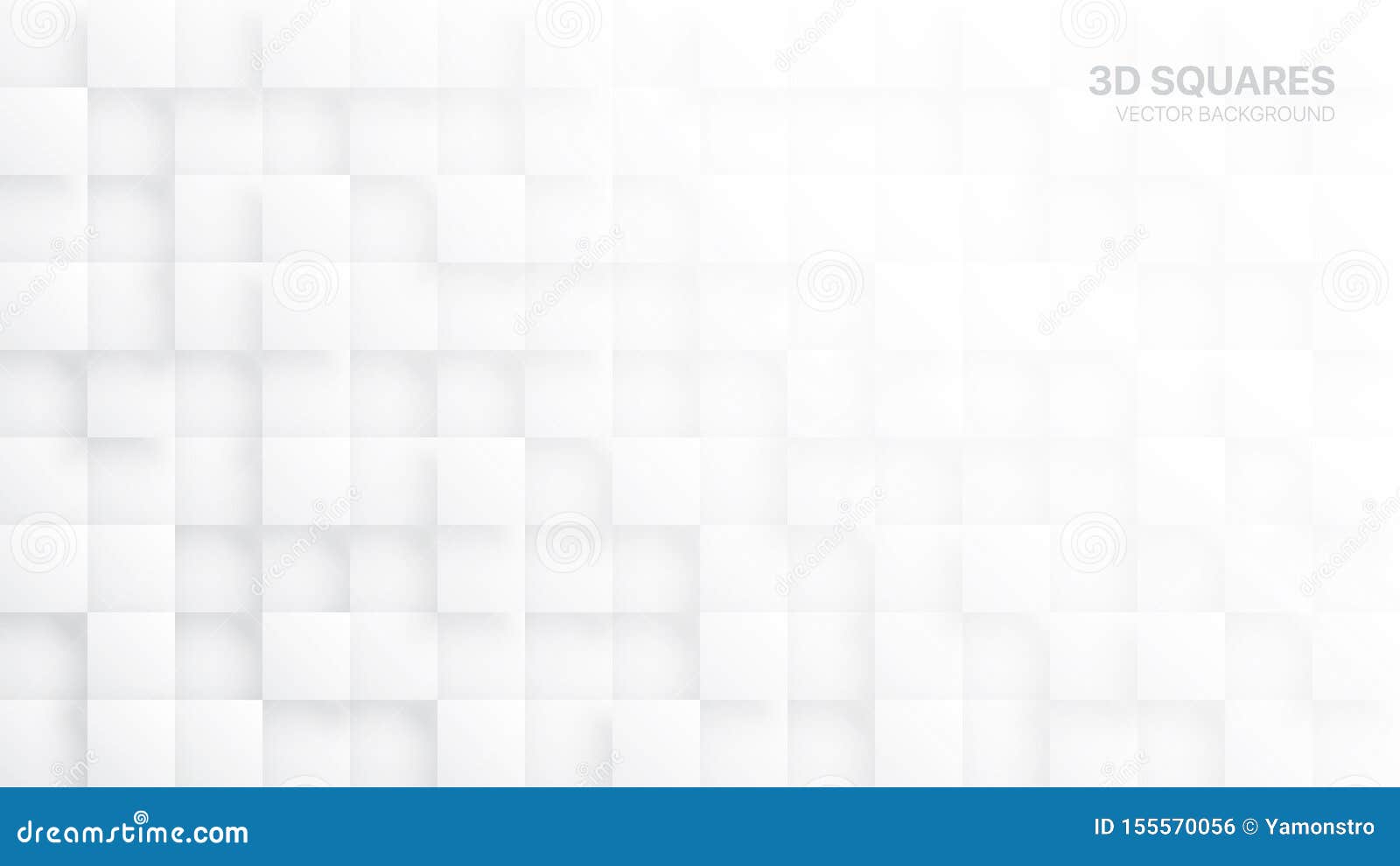 White 3D Vector Blocks Abstract Background Stock Vector - Illustration ...