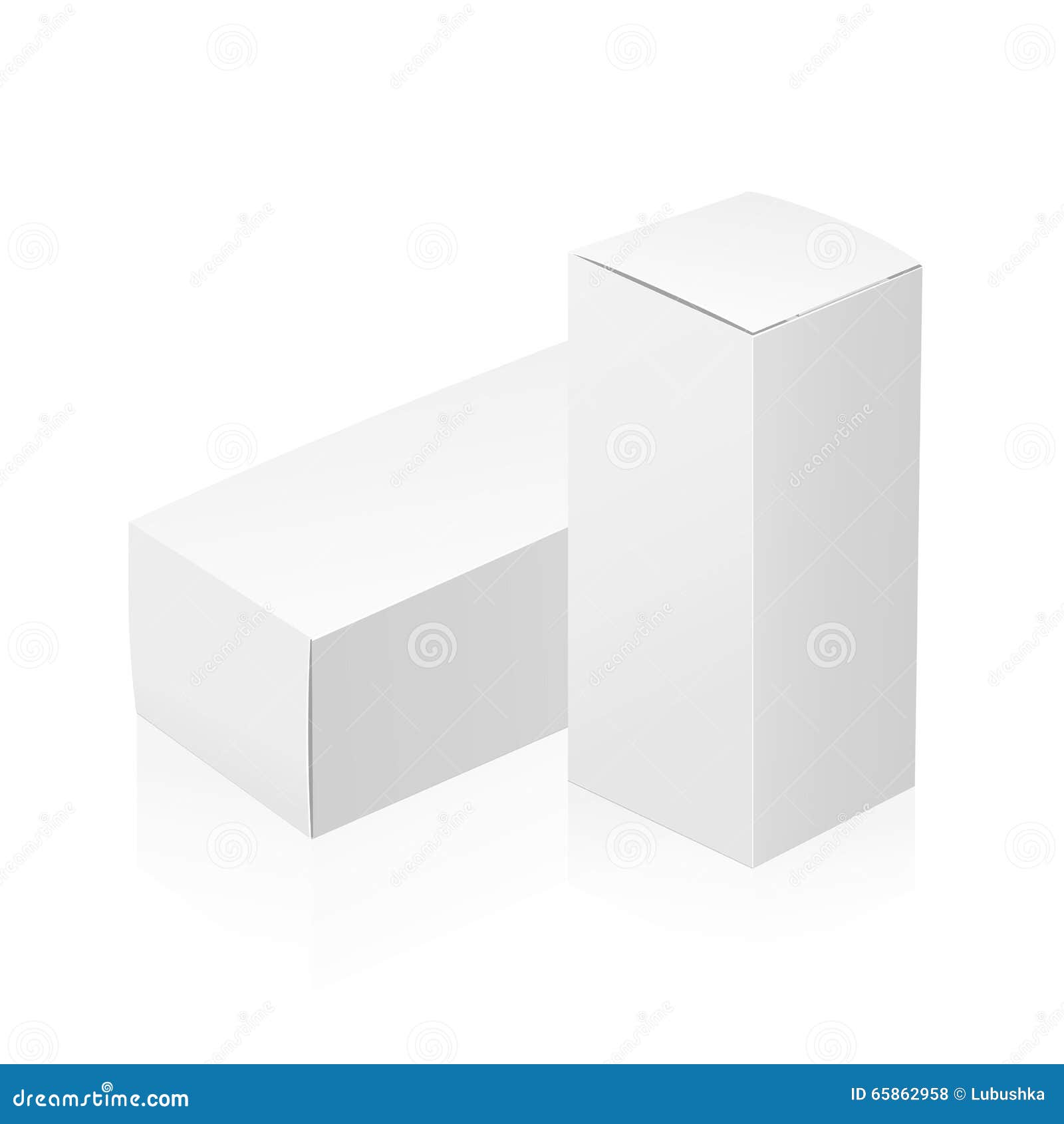 White 3D vector boxes stock vector. Illustration of grey - 65862958