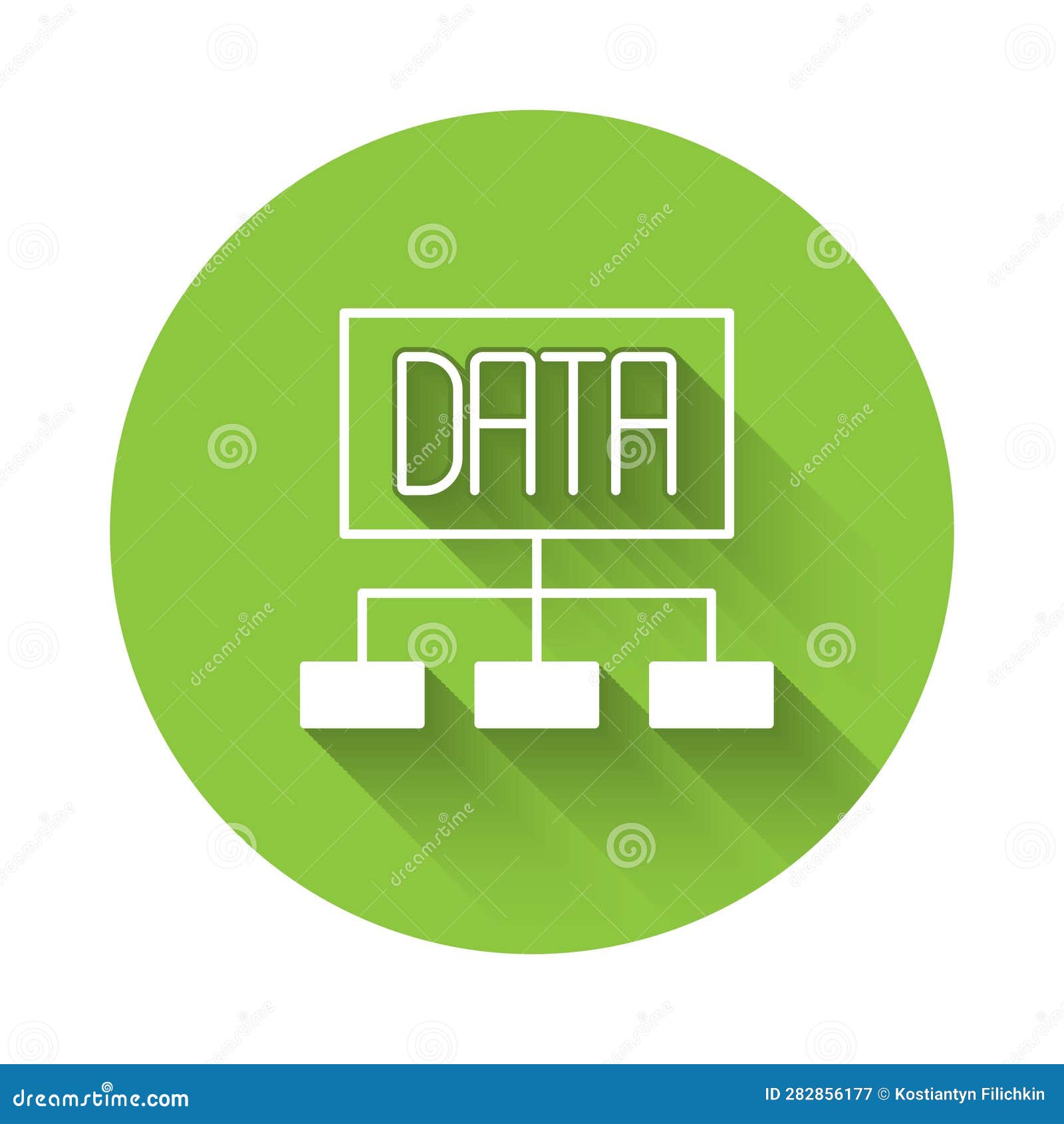 White Data Server Units Isolated On White Background. 3D Illustration ...