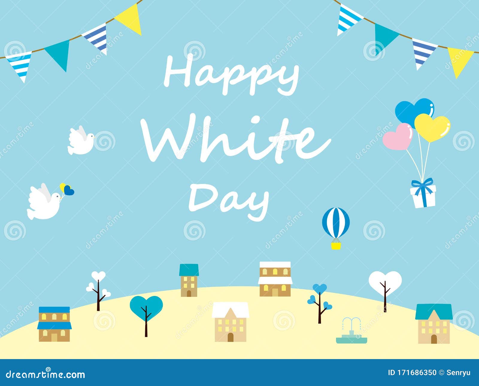 White day background stock vector. Illustration of heart - 171686350