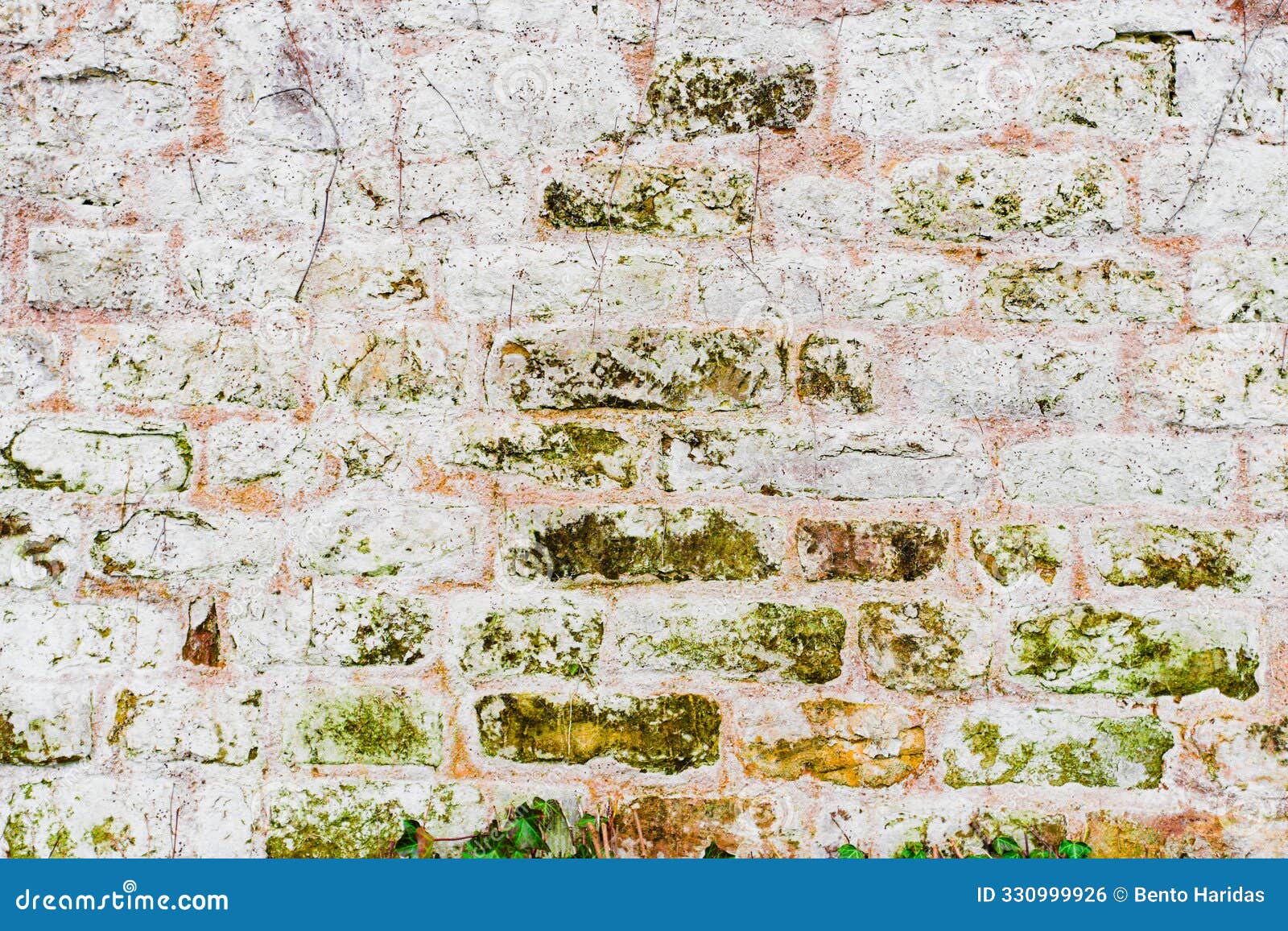 White Decayed Brick Wall Texture Stock Photo - Image of elemental ...