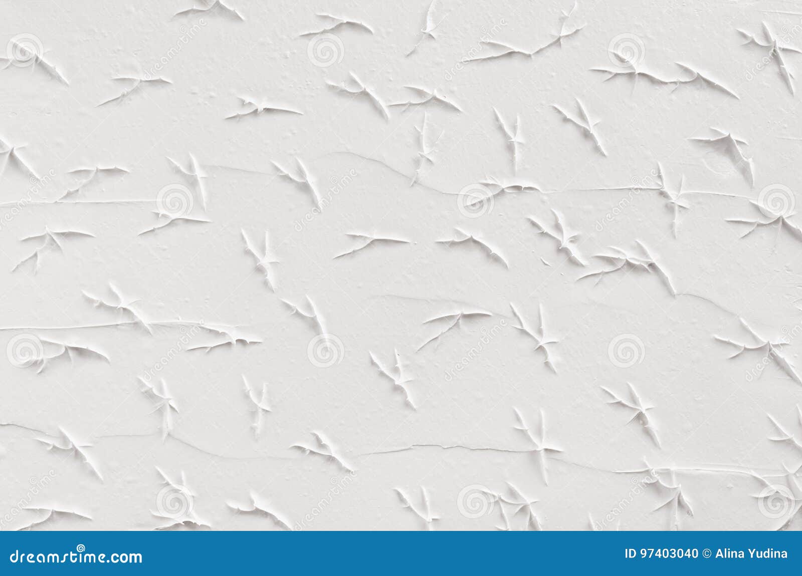 White Decorative Abstract Plaster Texture with Cracks, Splash ...