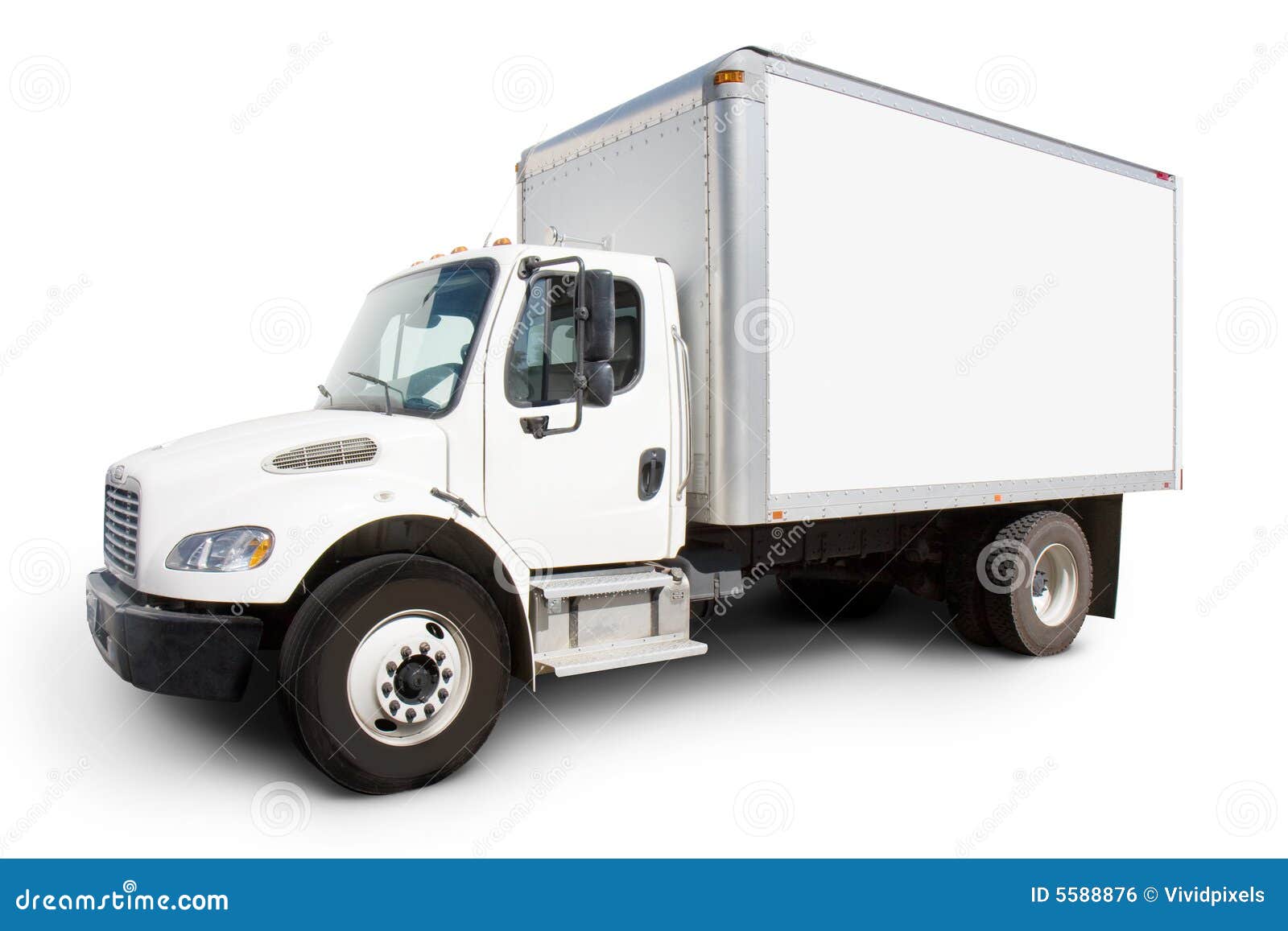 White Moving Truck
