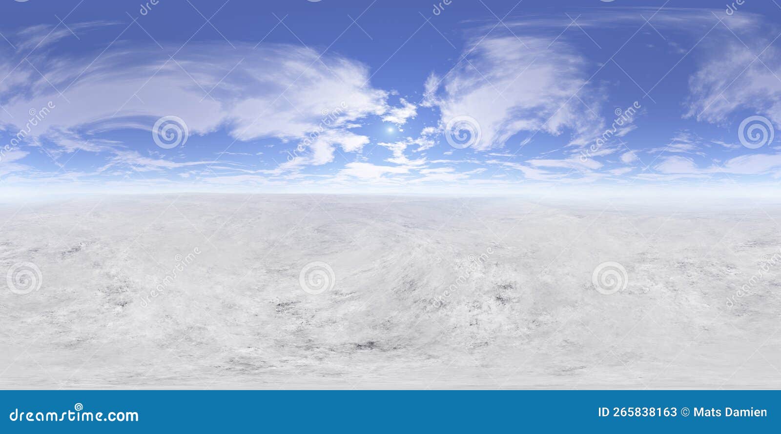 10k HDRI Map: Sun In Cloudy Red Sky Over An Desert Landscape On An ...